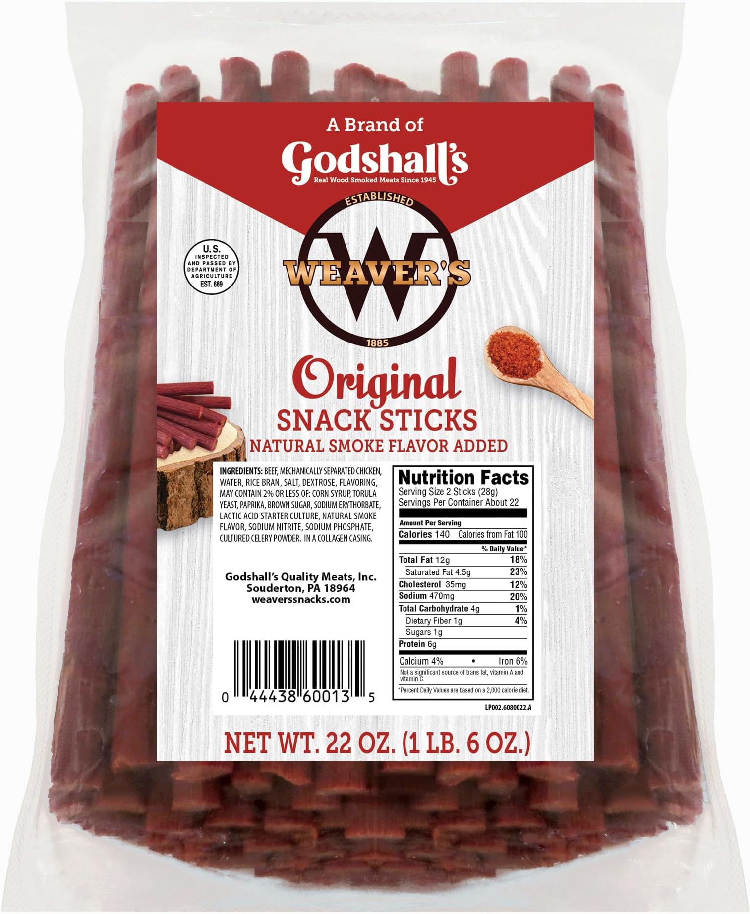 Amazon.com: Buffalo Bills 1-lb Pack Sweet Lebanon Bologna Sticks ...