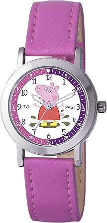 Peppa Pig Girls' Analogue Quartz Watch with Polyurethane Strap – PP007 ...