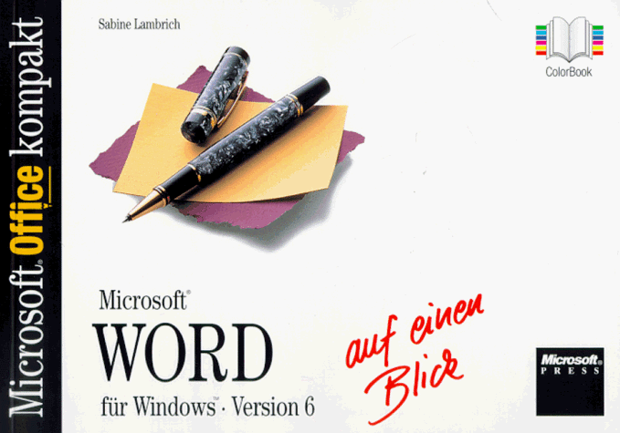 Microsoft Word 6.0 für Windows auf einen Blick : Amazon.de: Bücher