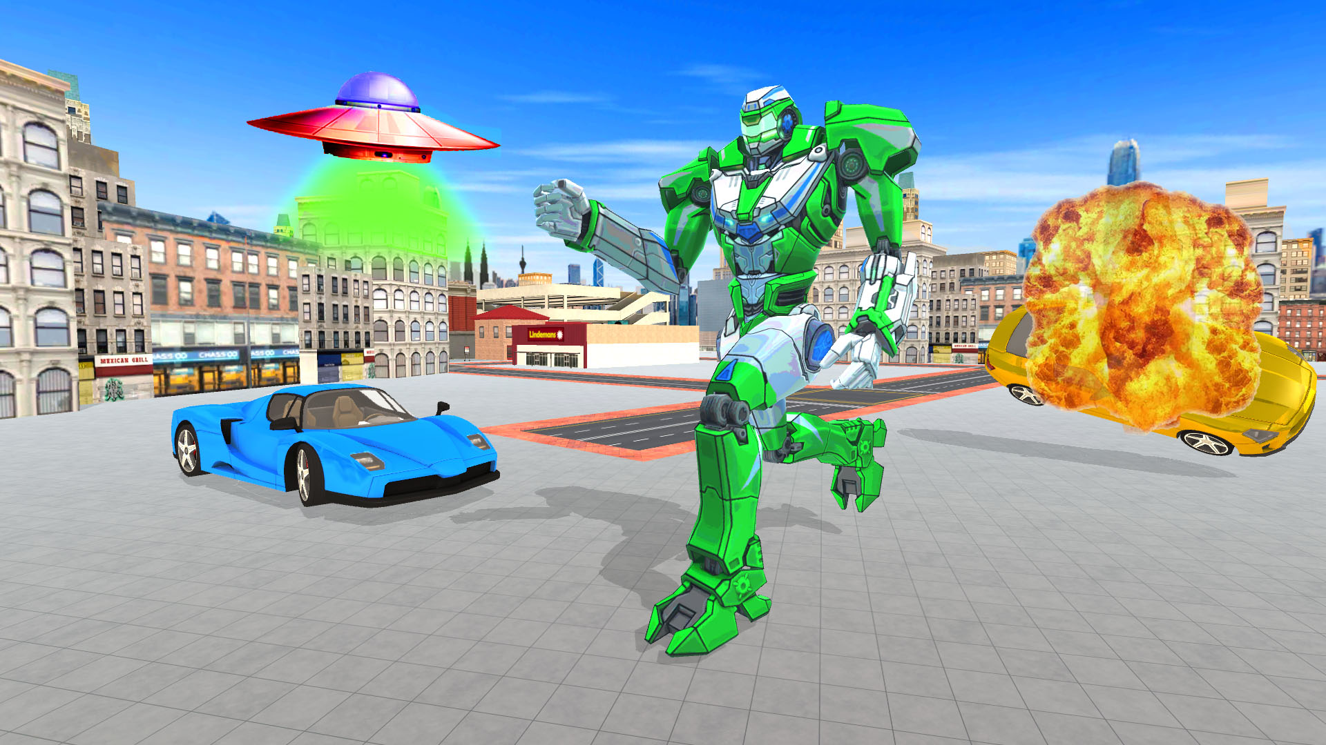 Robot Fighting Games- Flying Car Robot Hero Games - App on Amazon Appstore