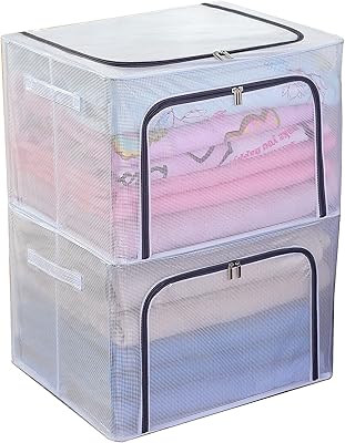 Amazon.com - GRANNY SAYS Stackable Storage Bins Open Front, Closet ...