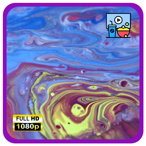 Chromatic Flow Harmony – Mesmerizing Abstract Liquid Color Motion with ...