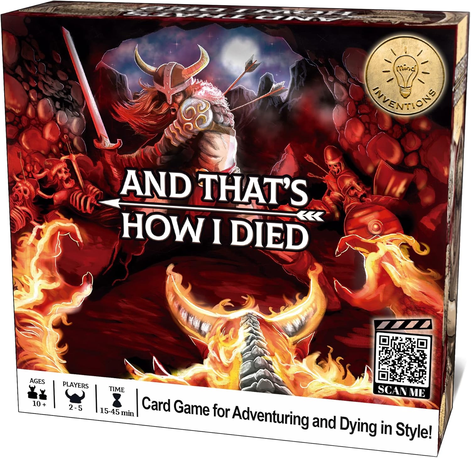 Amazon.com: Mind Inventions And That's How I Died - Card Game for ...
