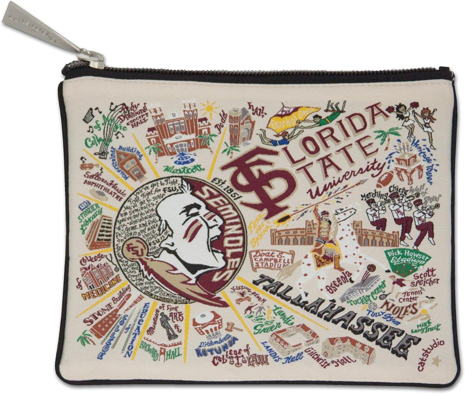 Amazon.com: catstudio Florida State University Zipper Pouch Purse ...