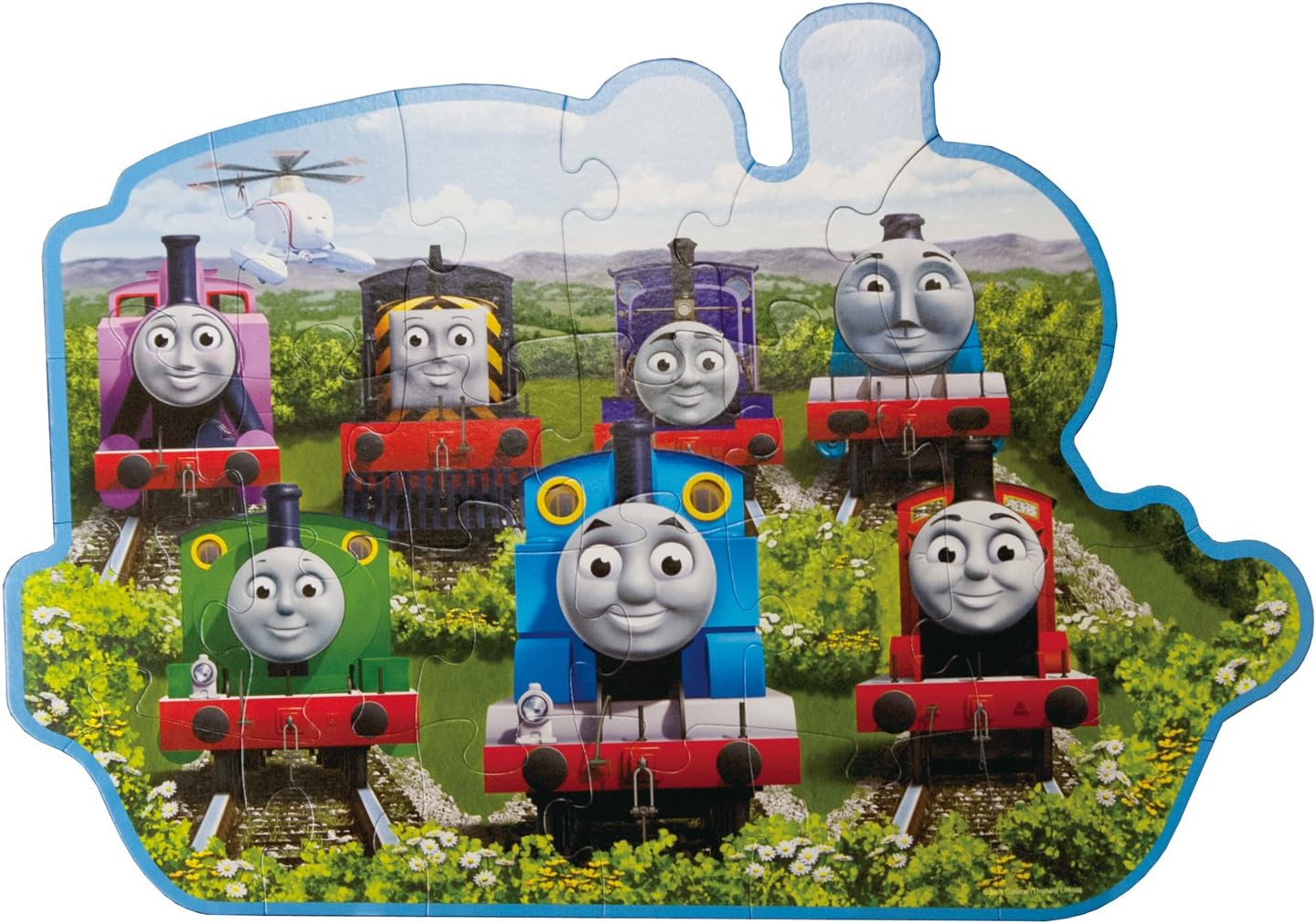 Thomas & Friends - Sodor Friends (24 PC Shaped Floor Puzzle) : Amazon ...