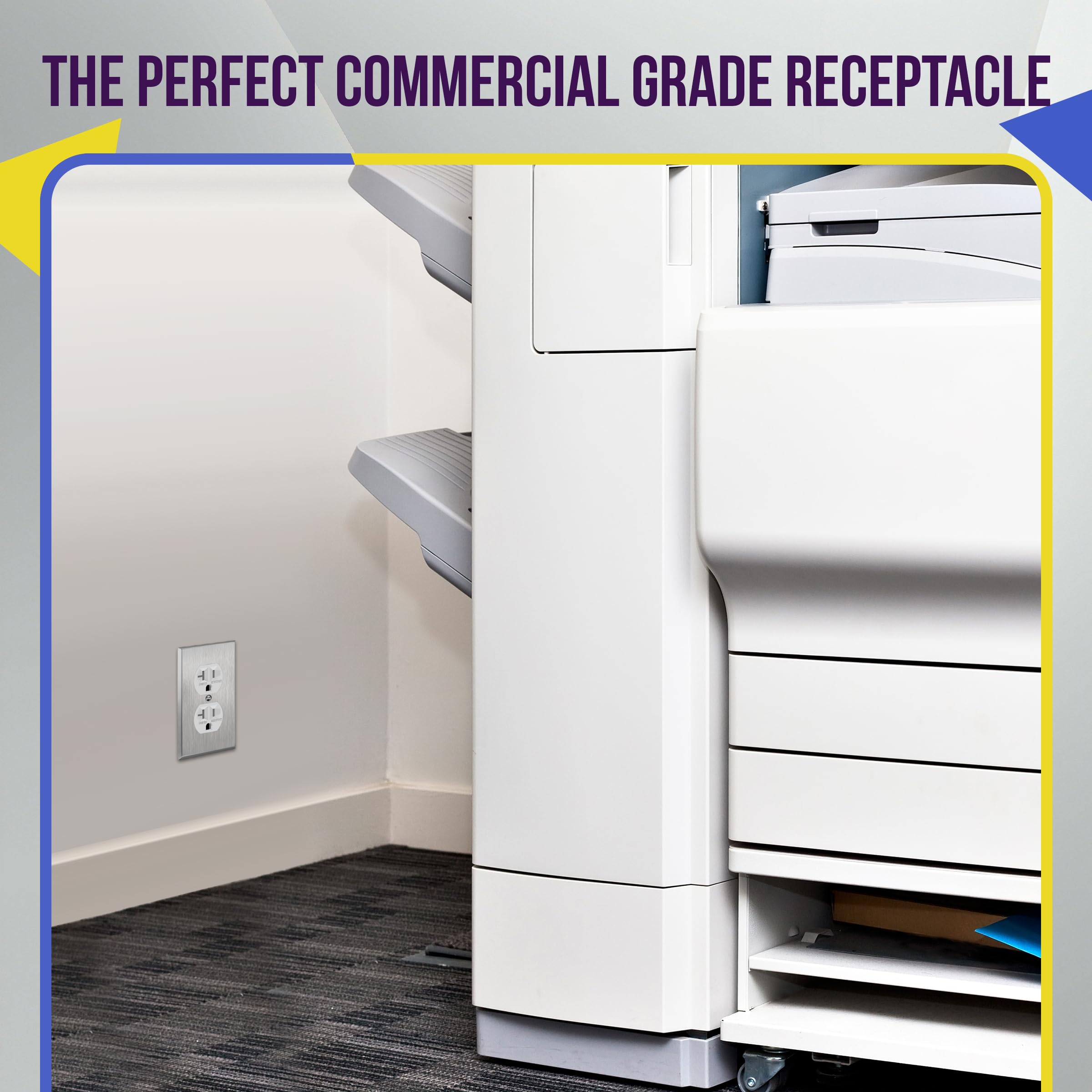 Snapklik.com : Duplex Receptacle, Tamper-Resistant, Commercial Grade ...