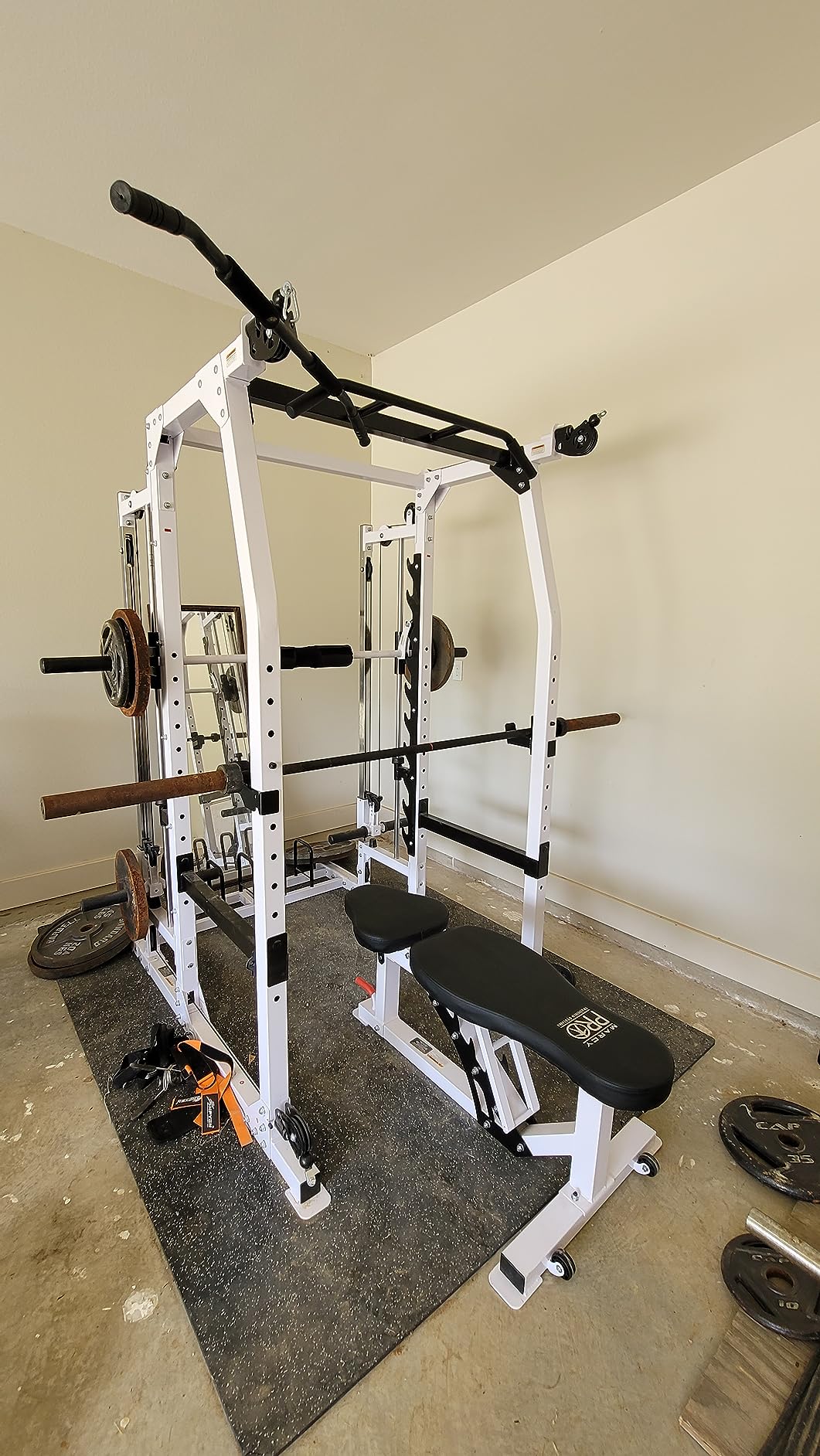 $32/mo - Finance Marcy 3 in 1 Smith Machine Home Gym System with Upper ...
