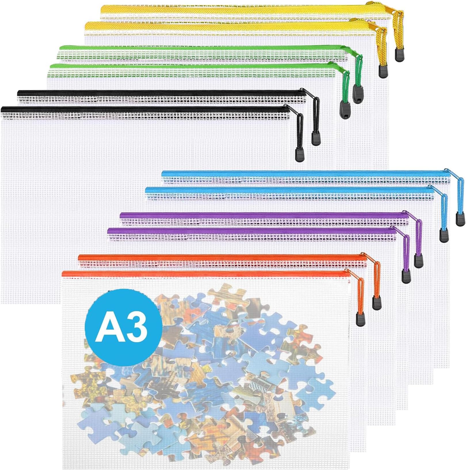 A3 Zip Wallets A3 Folders Plastic Wallets Ziplock Bags Zipper Bag Mesh ...