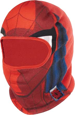 Amazon.com: Spiderman Boys Fleece Hat with Eye Mask Cutout - Winter ...