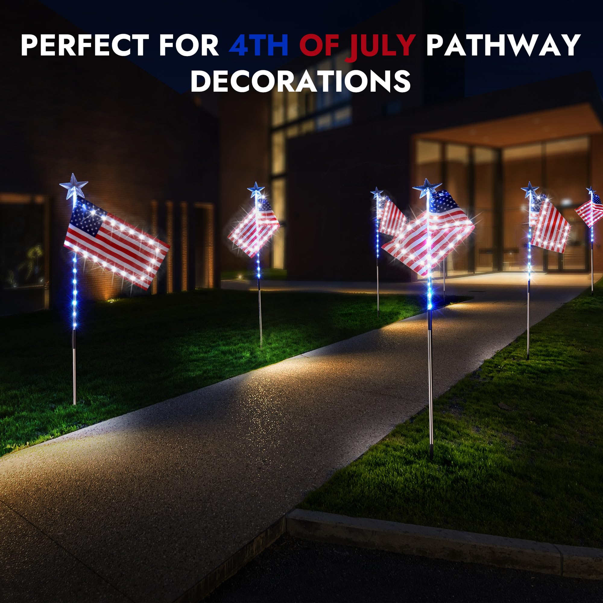 Outdoor Flag Illumination Chart Oversize American Flag Solar Lights