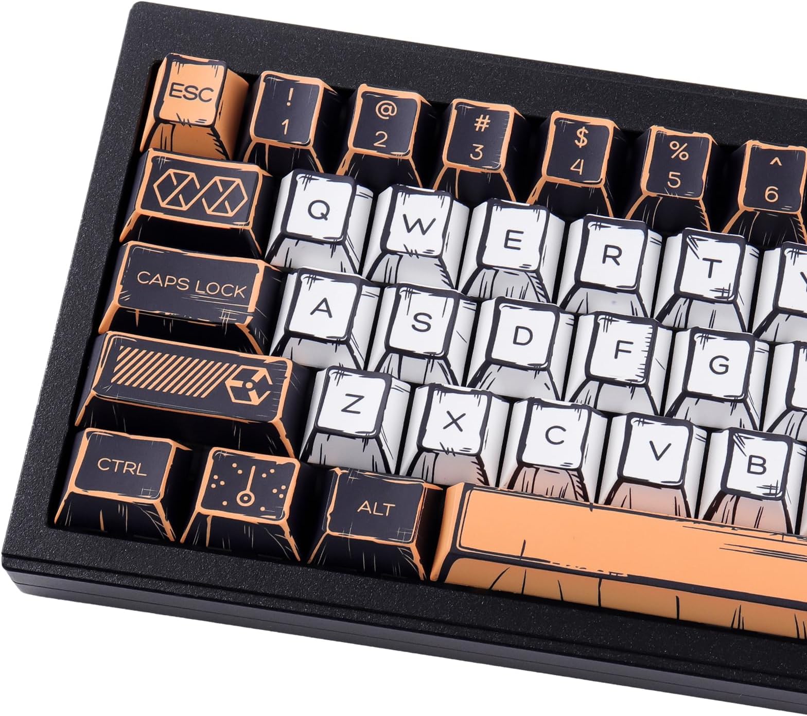 Amazon.com: Tsungup PBT Manga Keycaps Set,147 Keys Retro Custom ...