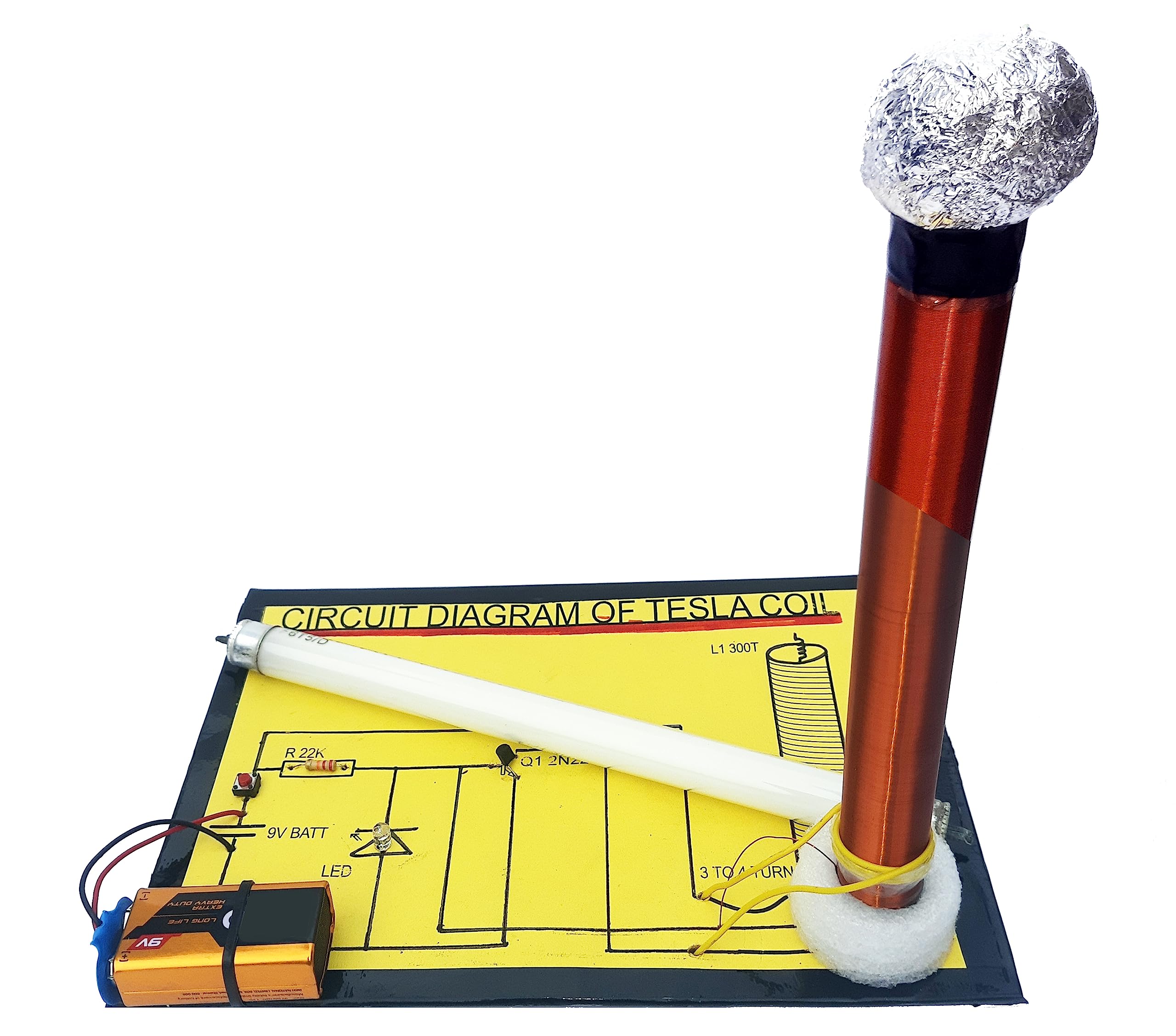Buy NANO SPARK Tesla Coil Working Science Project | Working Model of ...