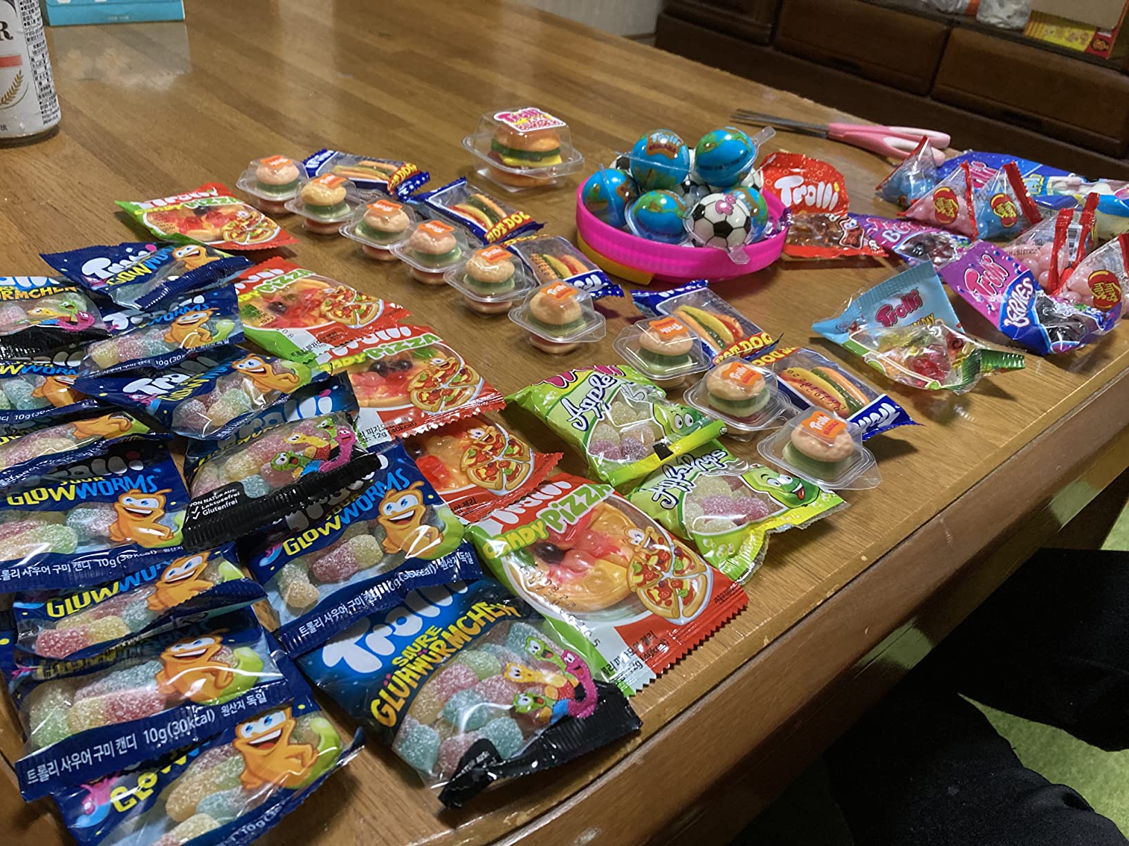 Amazon.co.jp: Trolli Multimix トロリー マルチミックス プラネットゼリー ハンバーガーゼリー サッカー共済 ピザ ...