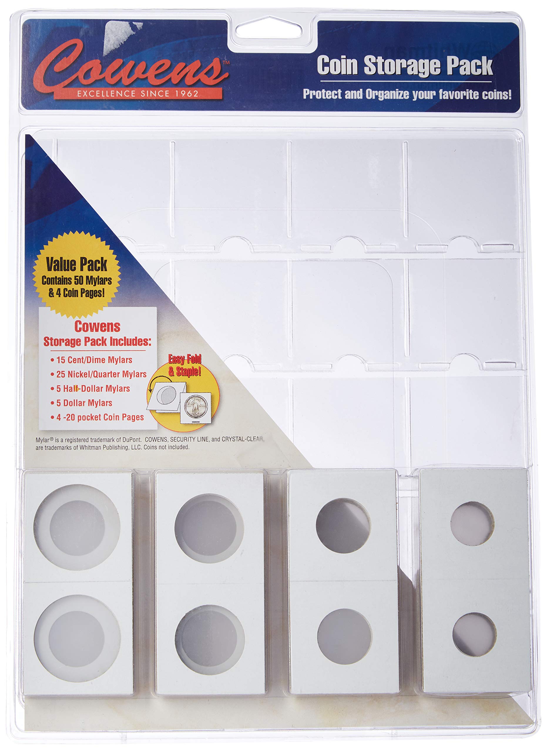 Whitman Mylar Coin Storage Pack: Whitman Publishing: 9780794825386 ...