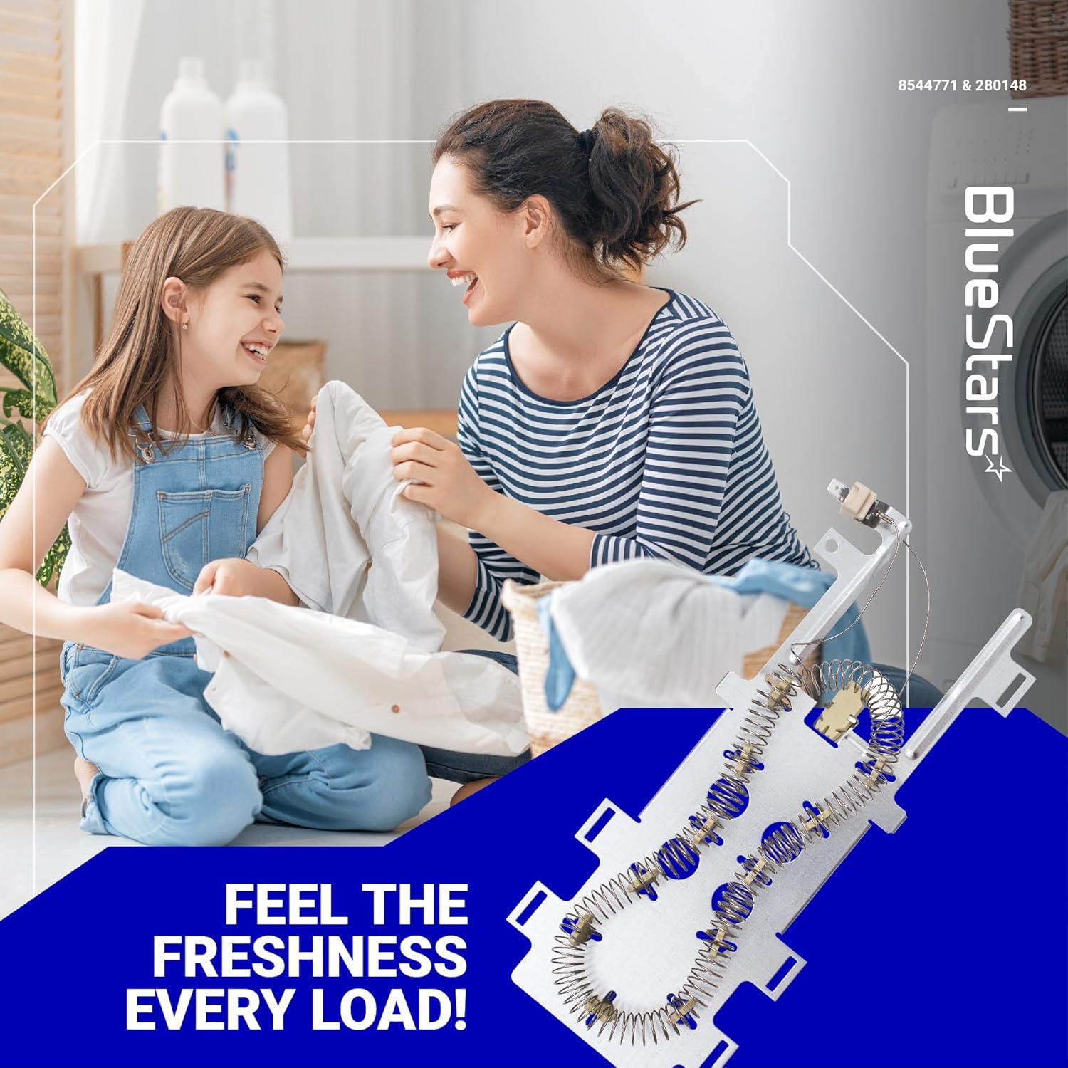 8544771 Elemento de calefacción para secadora y corte térmico 280148 ...