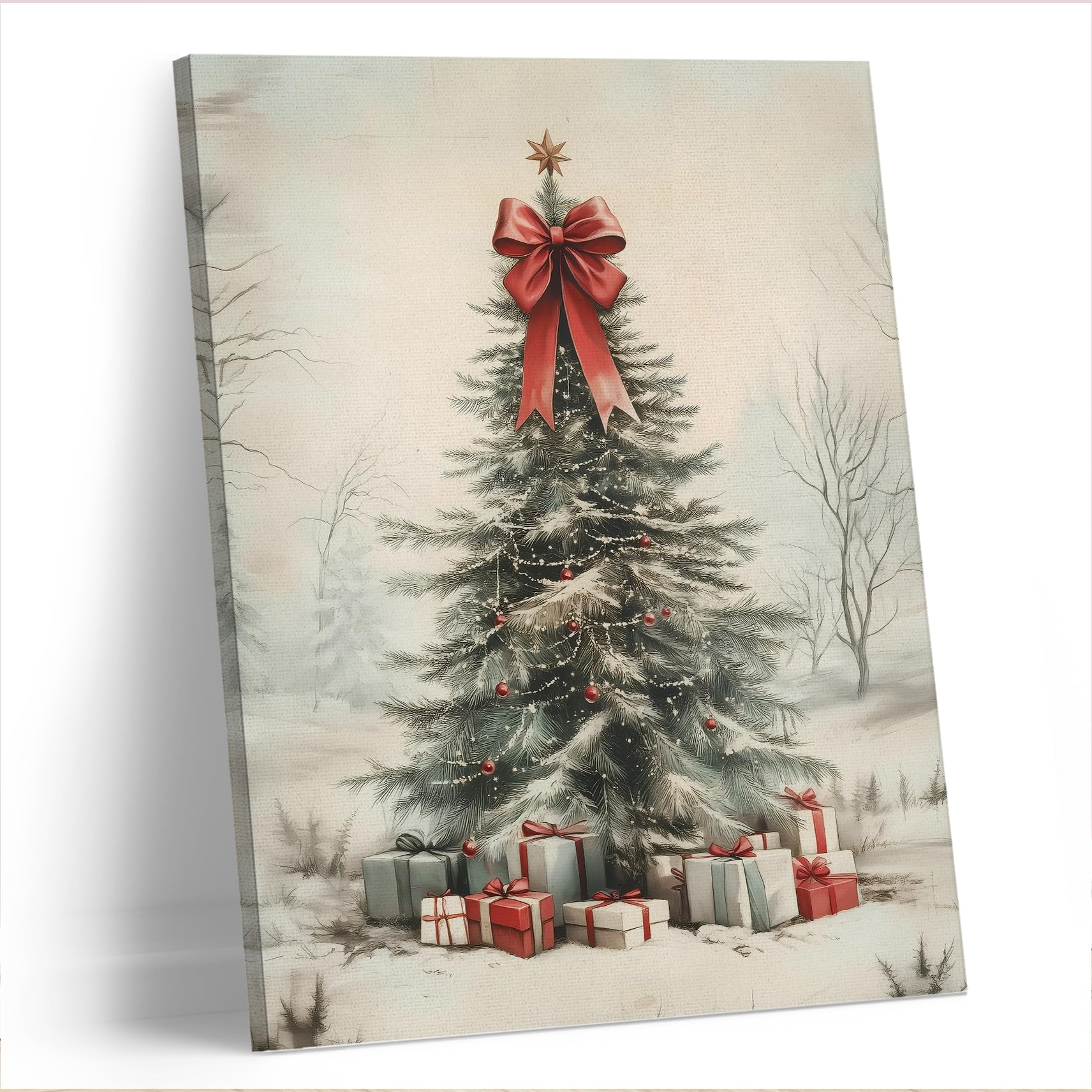 Amazon.com: AEHIE Coquette Christmas Wall Decor,Christmas Tree Wall ...