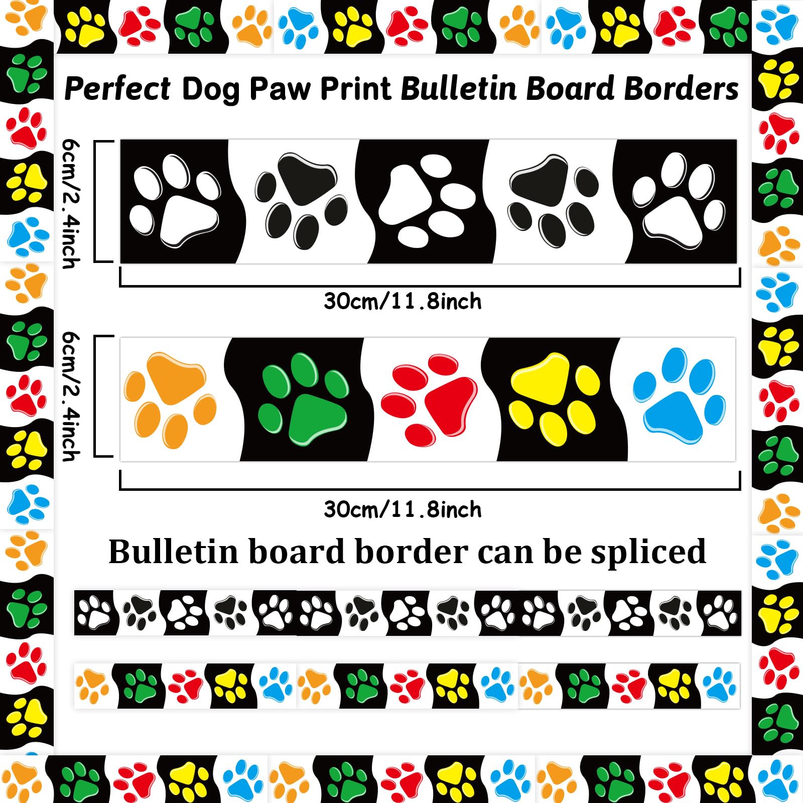 Paw Print Border