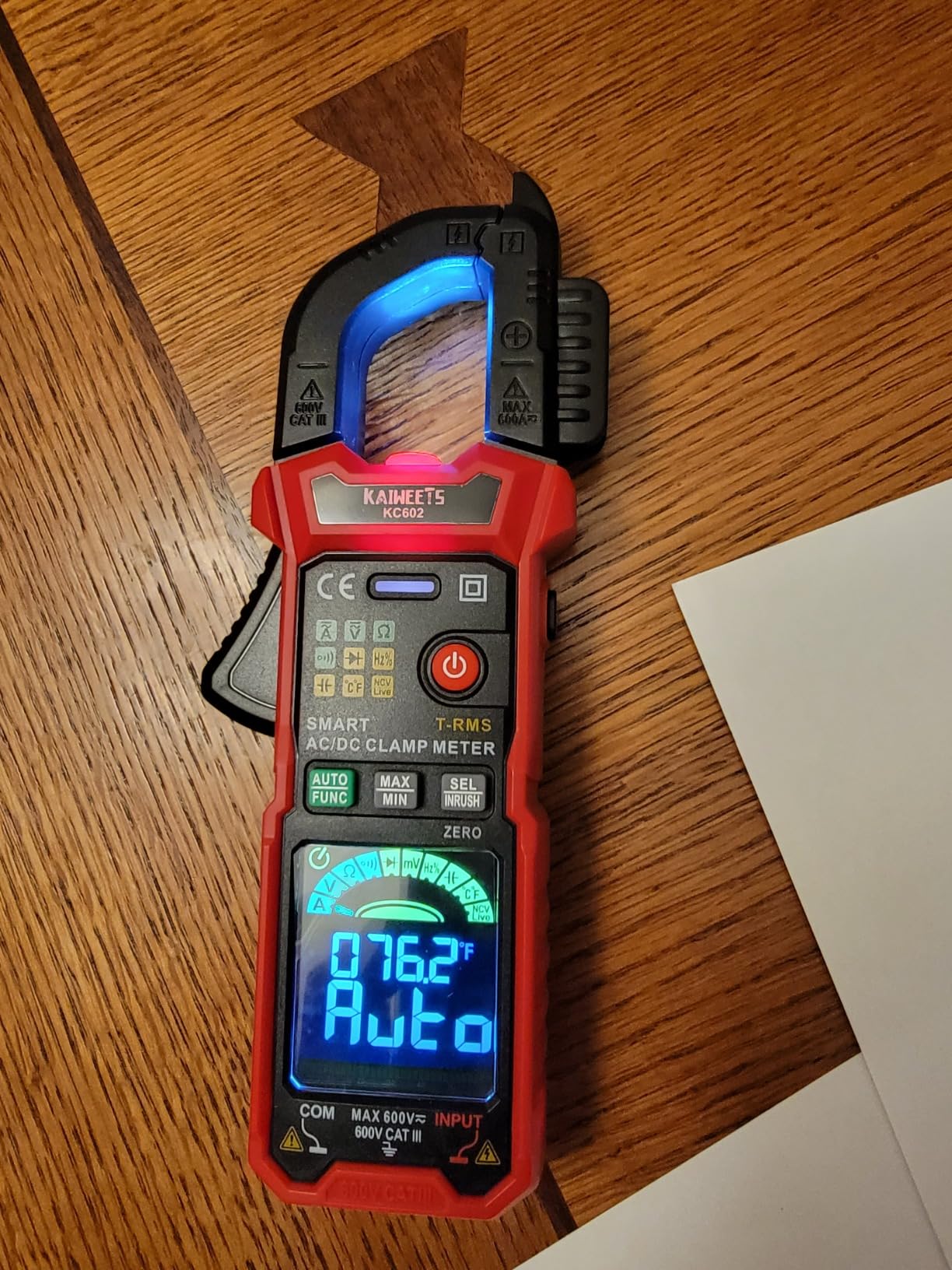 $10/mo - Finance KAIWEETS Smart Digital Clamp Meter with D-Shaped Jaws ...