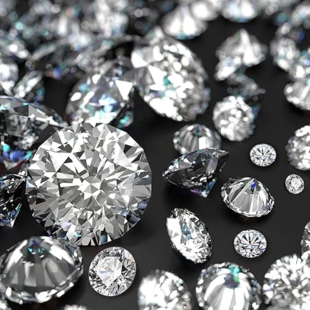 Amazon.com: HANSGO Fake Crystals, 500PCS Mini Clear Glass Diamonds ...