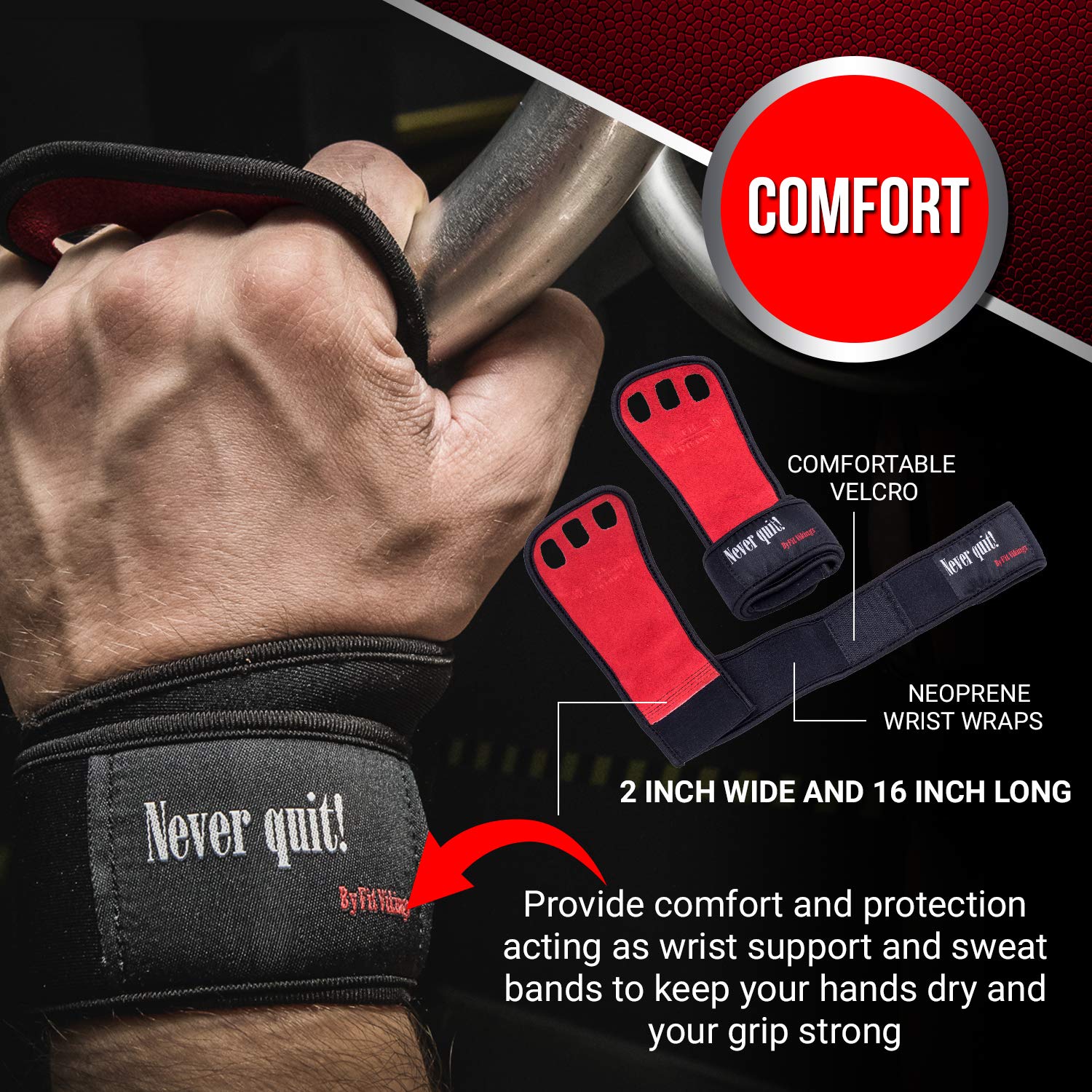 Snapklik.com : Gymnastics Grips - Gloves For Crossfit - Calisthenics ...