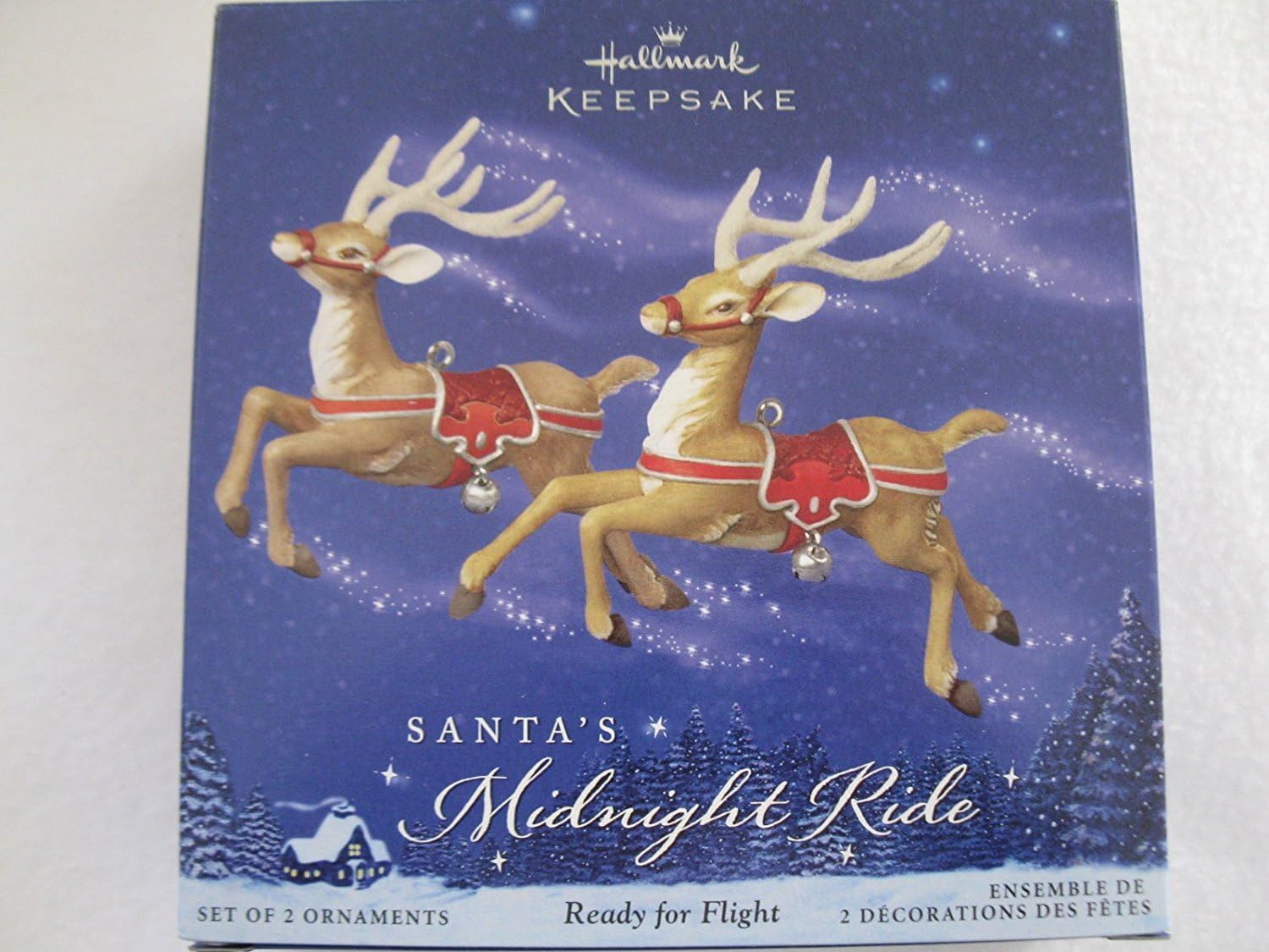 Amazon.com: Hallmark Keepsake Santa's Midnight Ride Ready for Flight ...