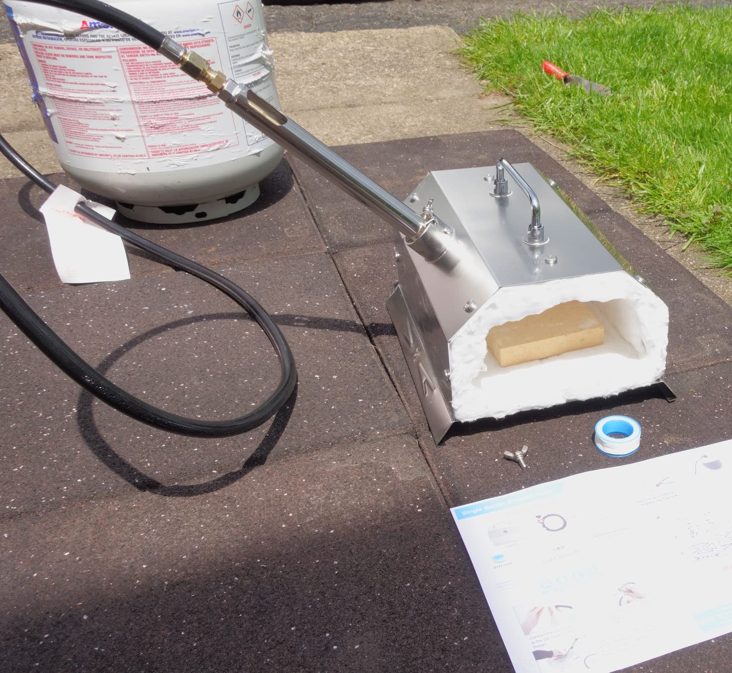 $10/mo - Finance Nelyrho NY50 Propane Forge Kit Single Burner Stainless ...