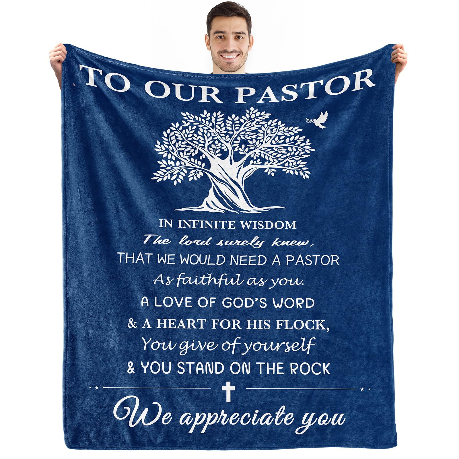 Amazon.com: Pastor Appreciation Gifts Blanket,Pastor Gifts for Men ...
