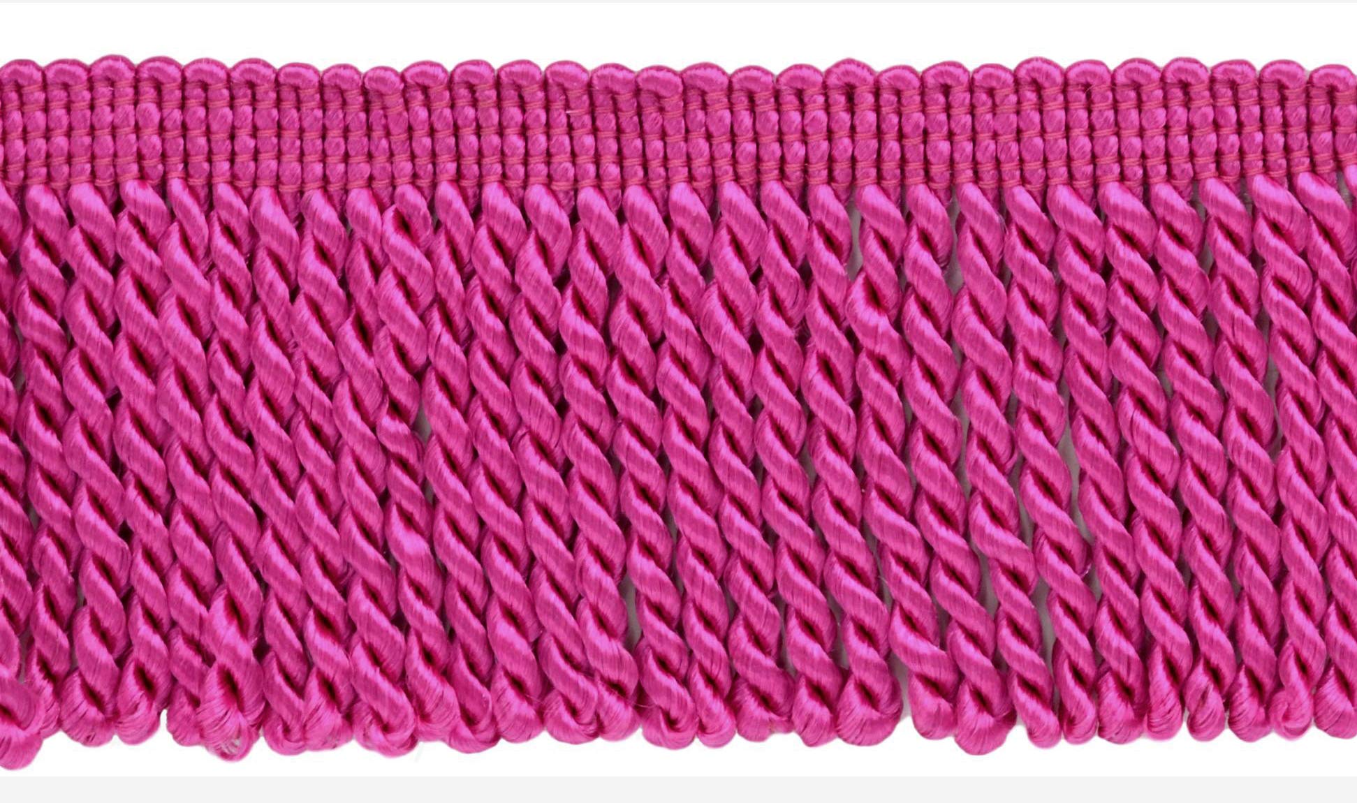 Amazon.com: 2 1/2" (6cm) Bullion Fringe Trim (Style# EF25) Hot Pink ...