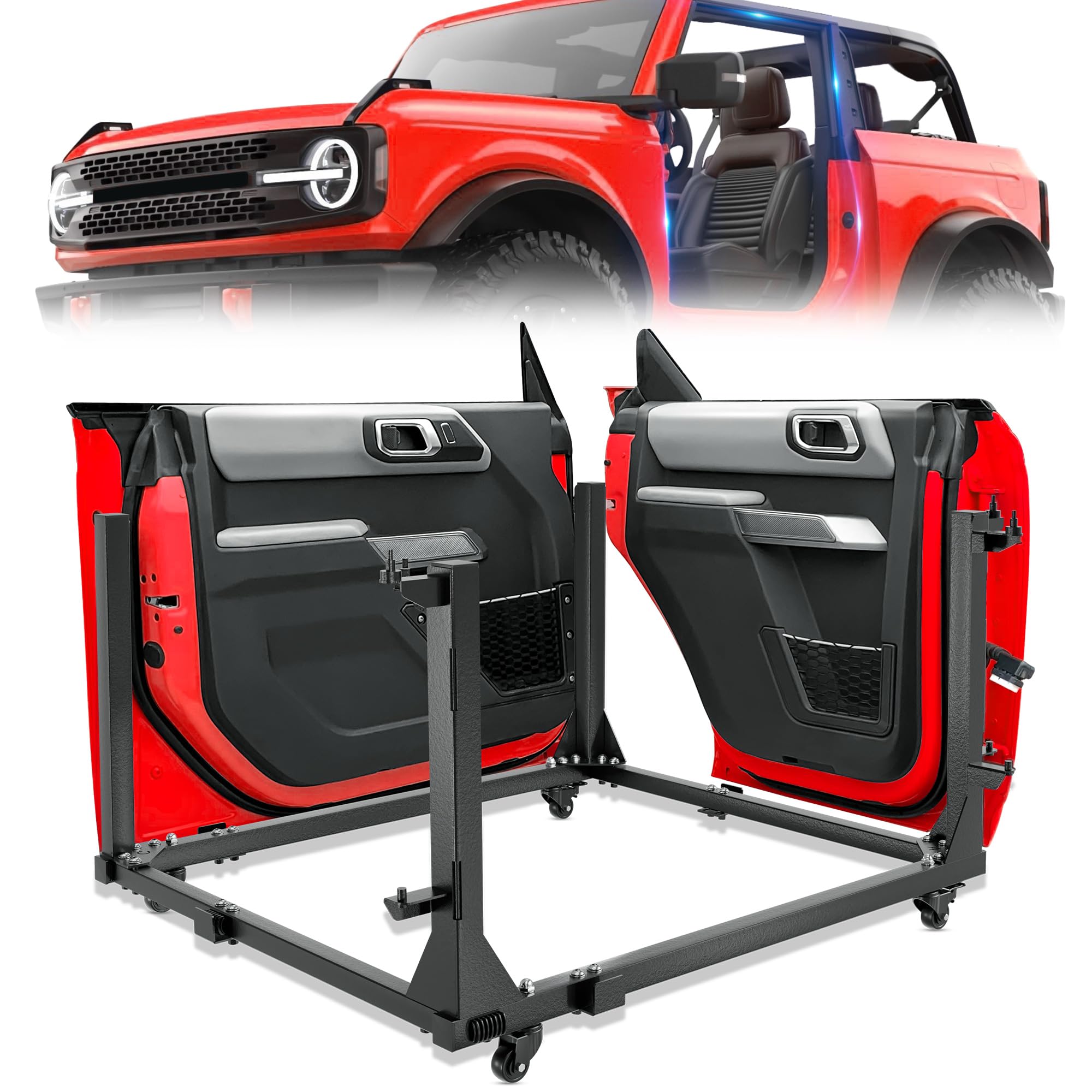 Snapklik.com : YZONA Door Storage Hangers Bracket Holder Cart ...