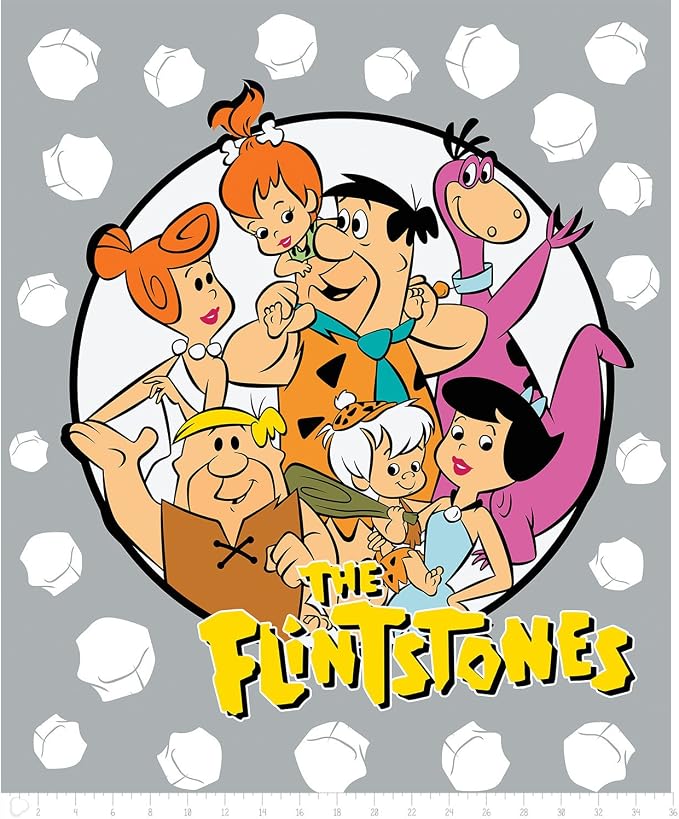 Amazon.com: Flintstones Premium Quality Fabric Panel : Industrial ...