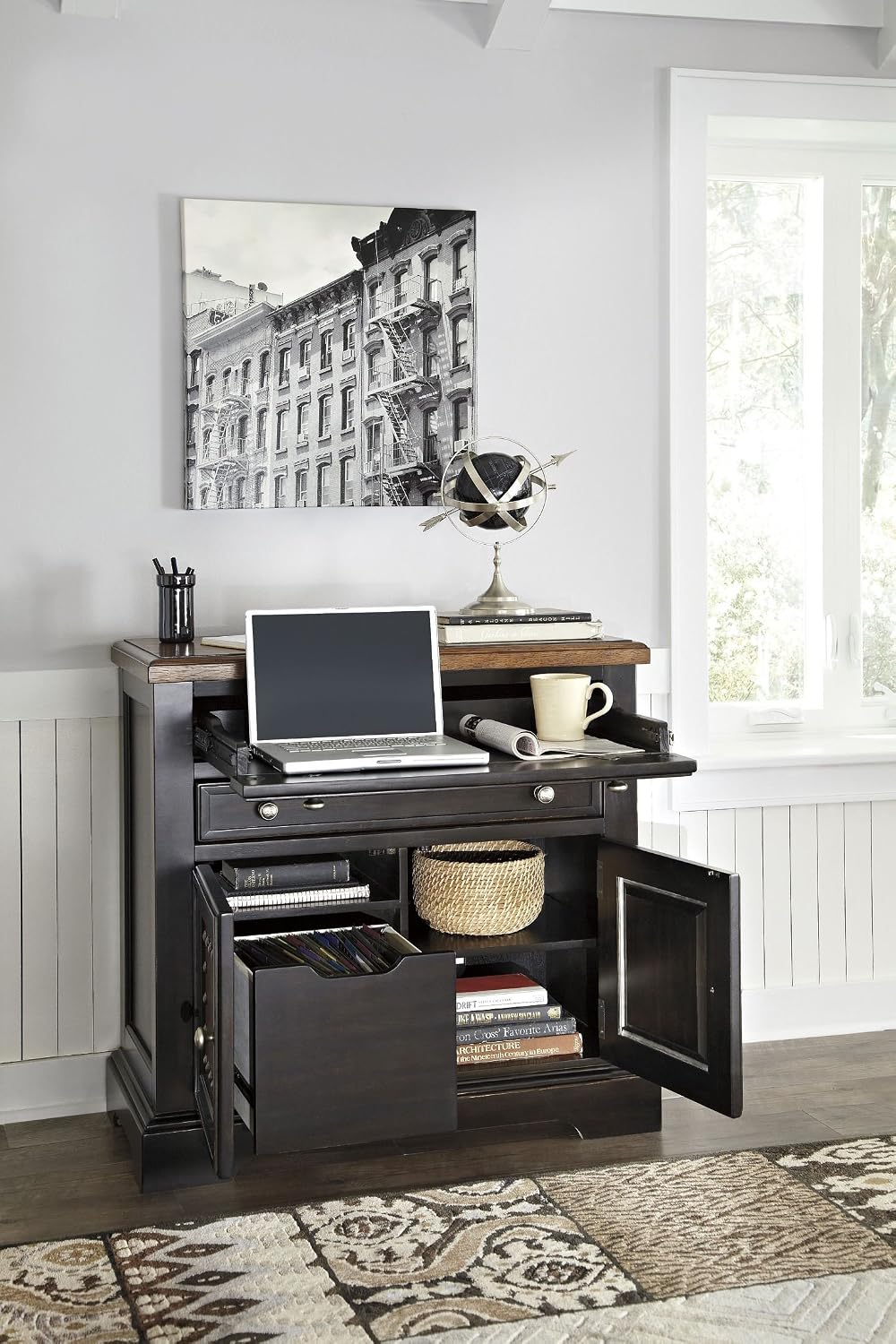 Amazon.com: Signature Design by Ashley Shardinelle Two-Tone Brown ...
