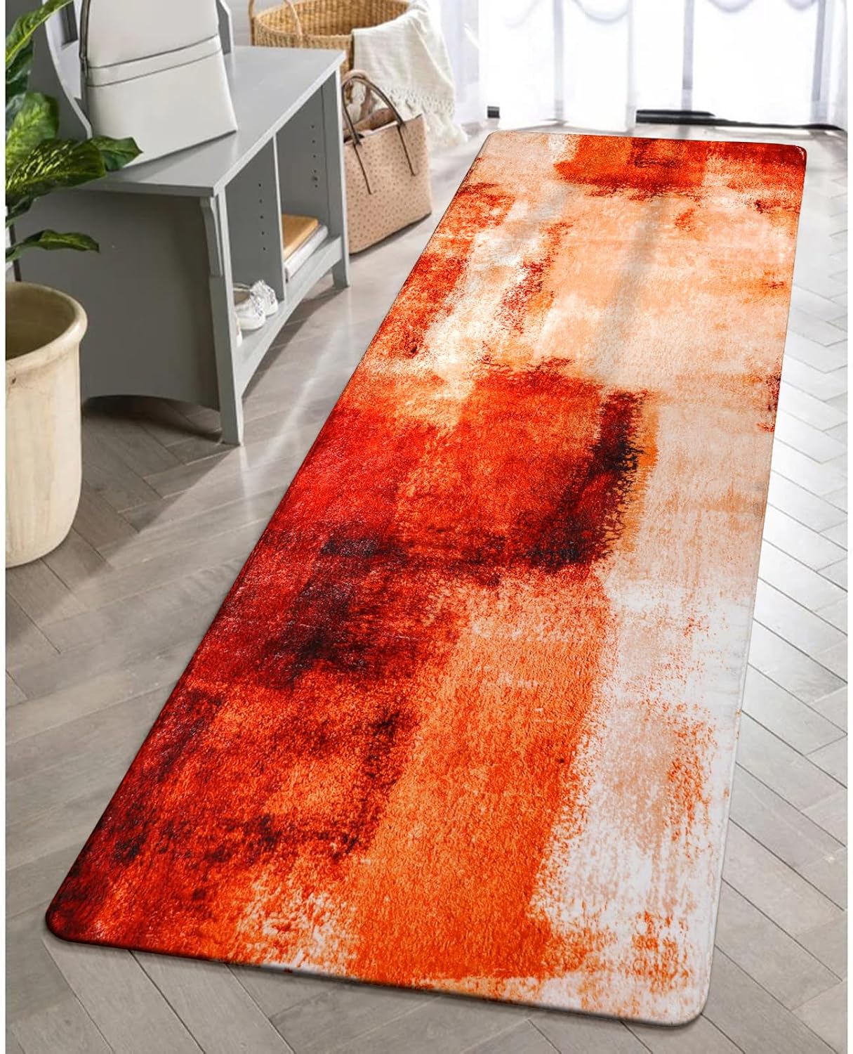 Amazon.com: Lahome Modern Washable Runner Rug - 2x6 Non-Slip Throw ...