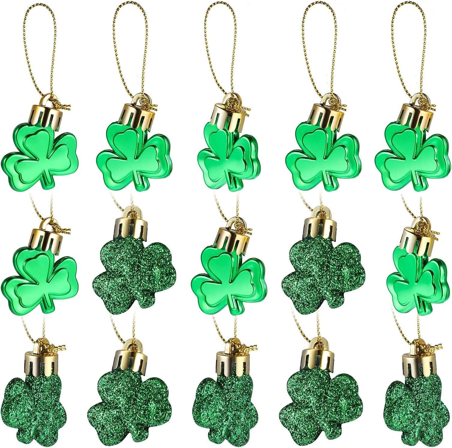 Amazon.com: 30 Pieces St Patricks Day Felt Hanging Ornament Irish ...