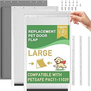 Amazon.com : 3-Flap Dog Door Replacement Insulated Flap with Clamp ...