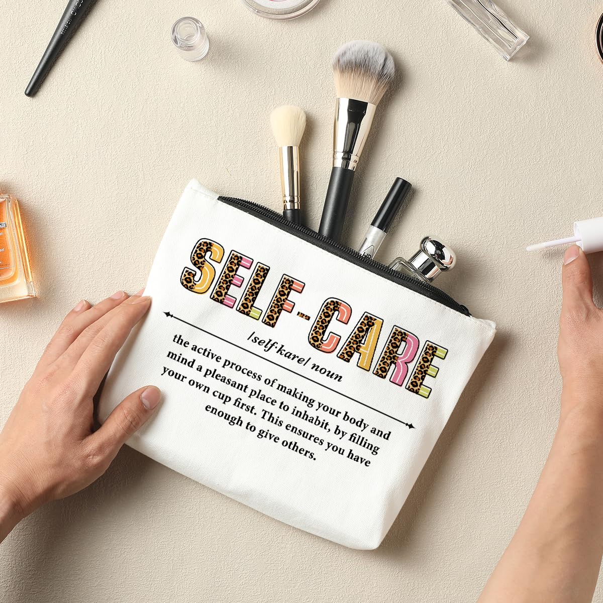 Snapklik.com : Self Care Makeup Bag - Mental Health & Inspirational ...