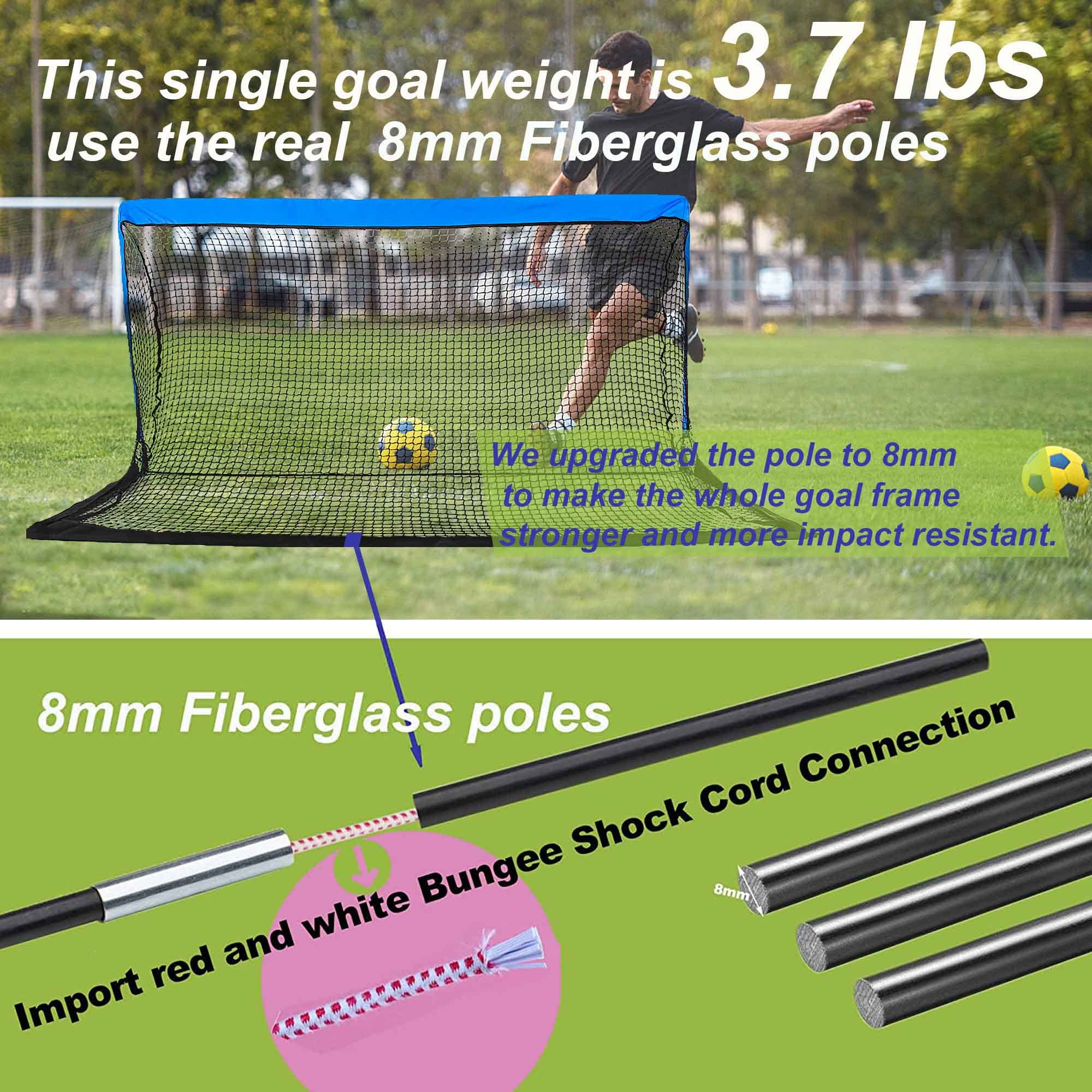 Snapklik.com : Poray Soccer Goals For Backyard, Soccer Nets Pop Up ...