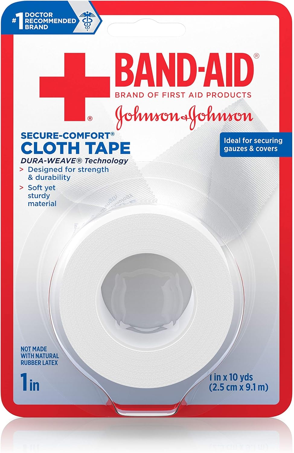 Amazon.com: Band-Aid Brand First Aid Products Medical Tough Cloth Tape ...