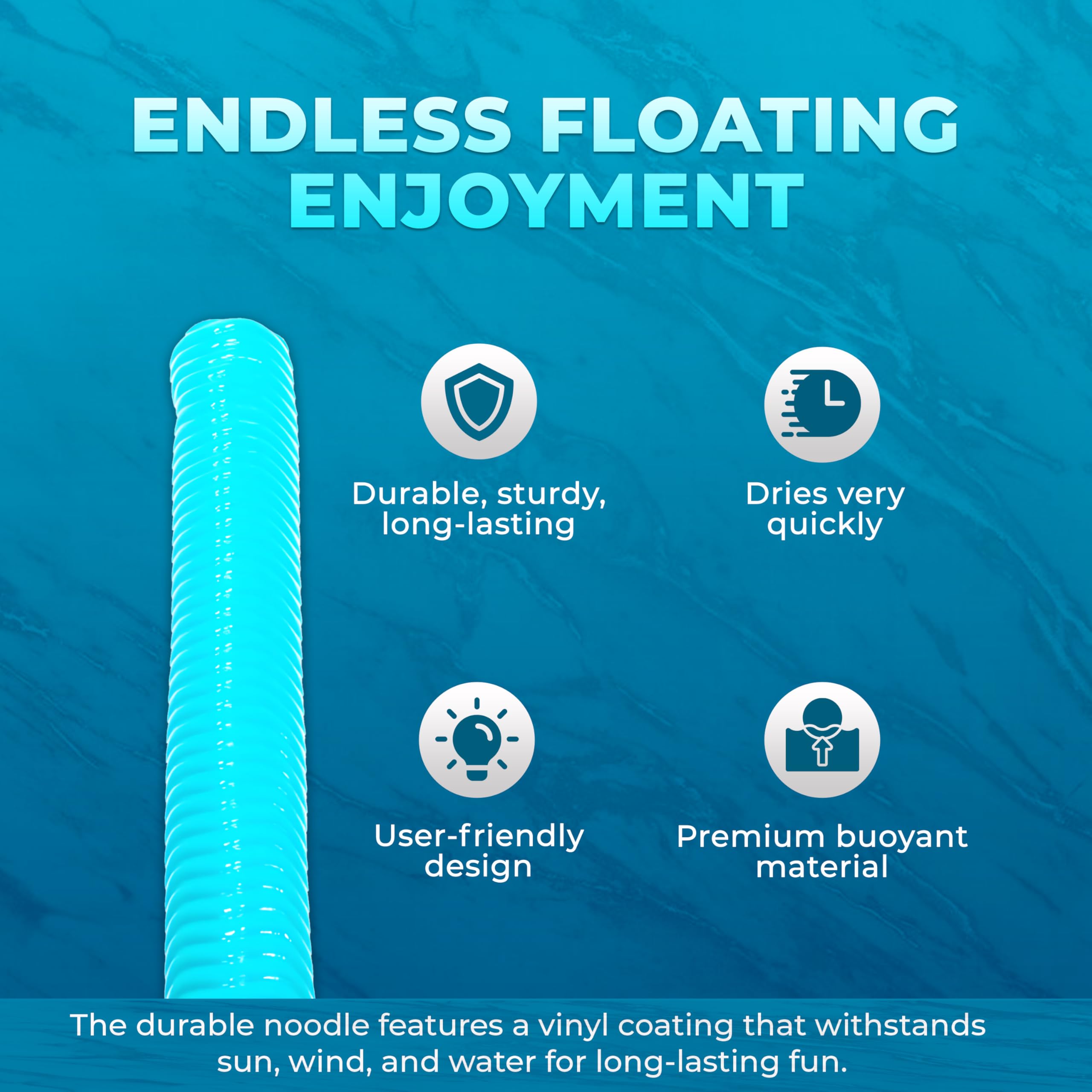 Snapklik.com : VOS Mega Foam Pool Noodle, Premium & Big, Super Soft ...