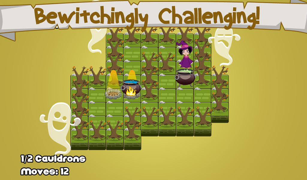 The Lost Cauldrons and The Puzzled Witch - A Halloween Brain Challenge ...
