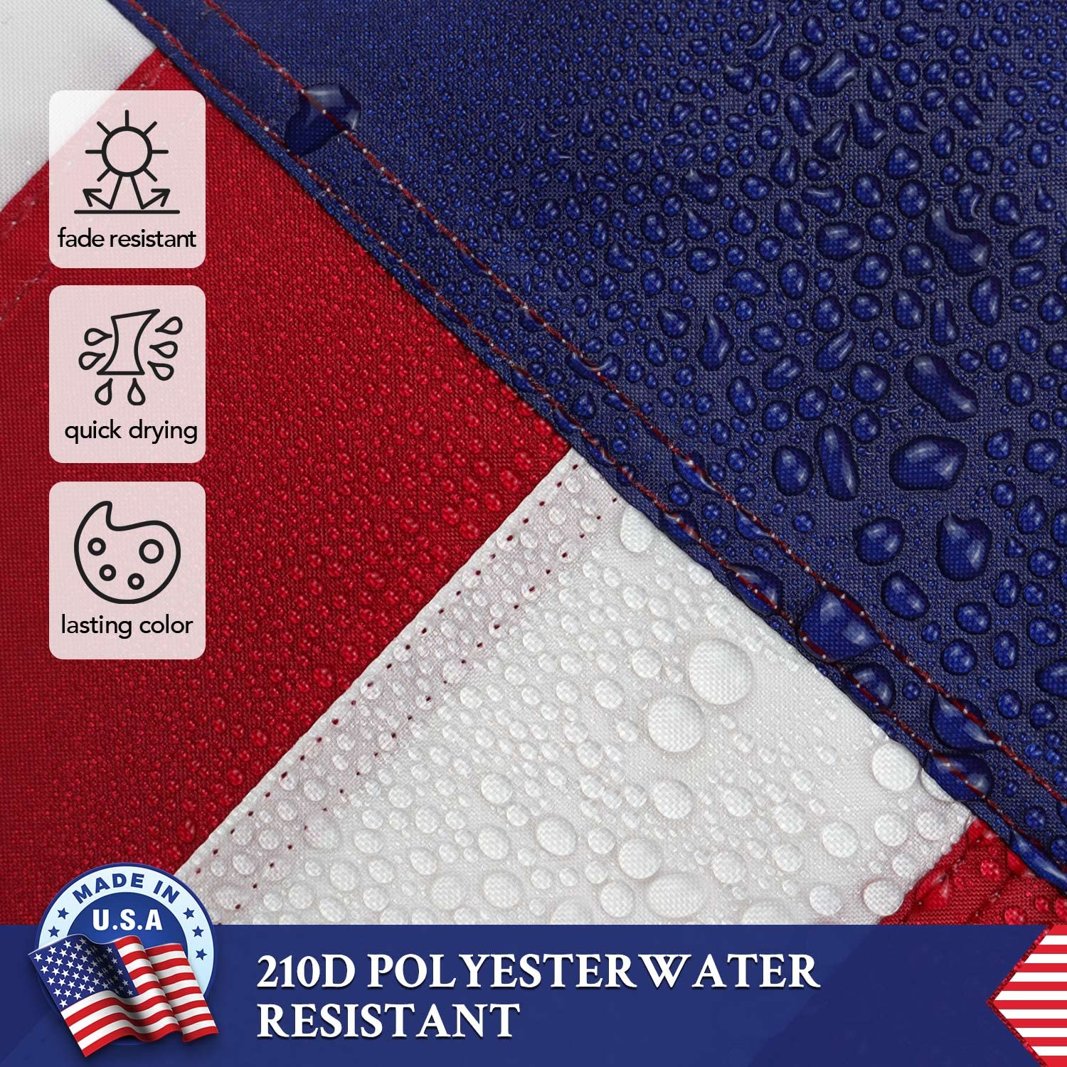 Snapklik.com : American Flag 4x6 Ft Outdoor 100% Made In USA Heavy Duty ...