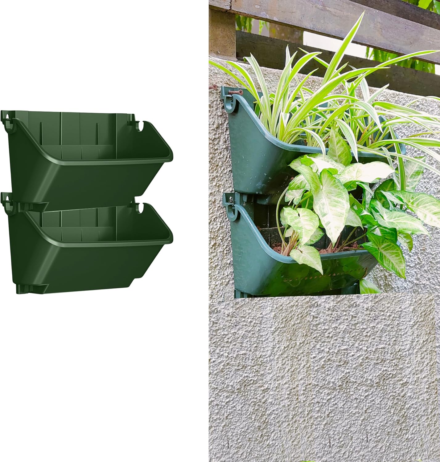 Amazon.com: Maxona Vertical Garden Planter - 2 Pack, 13 inch Wall ...