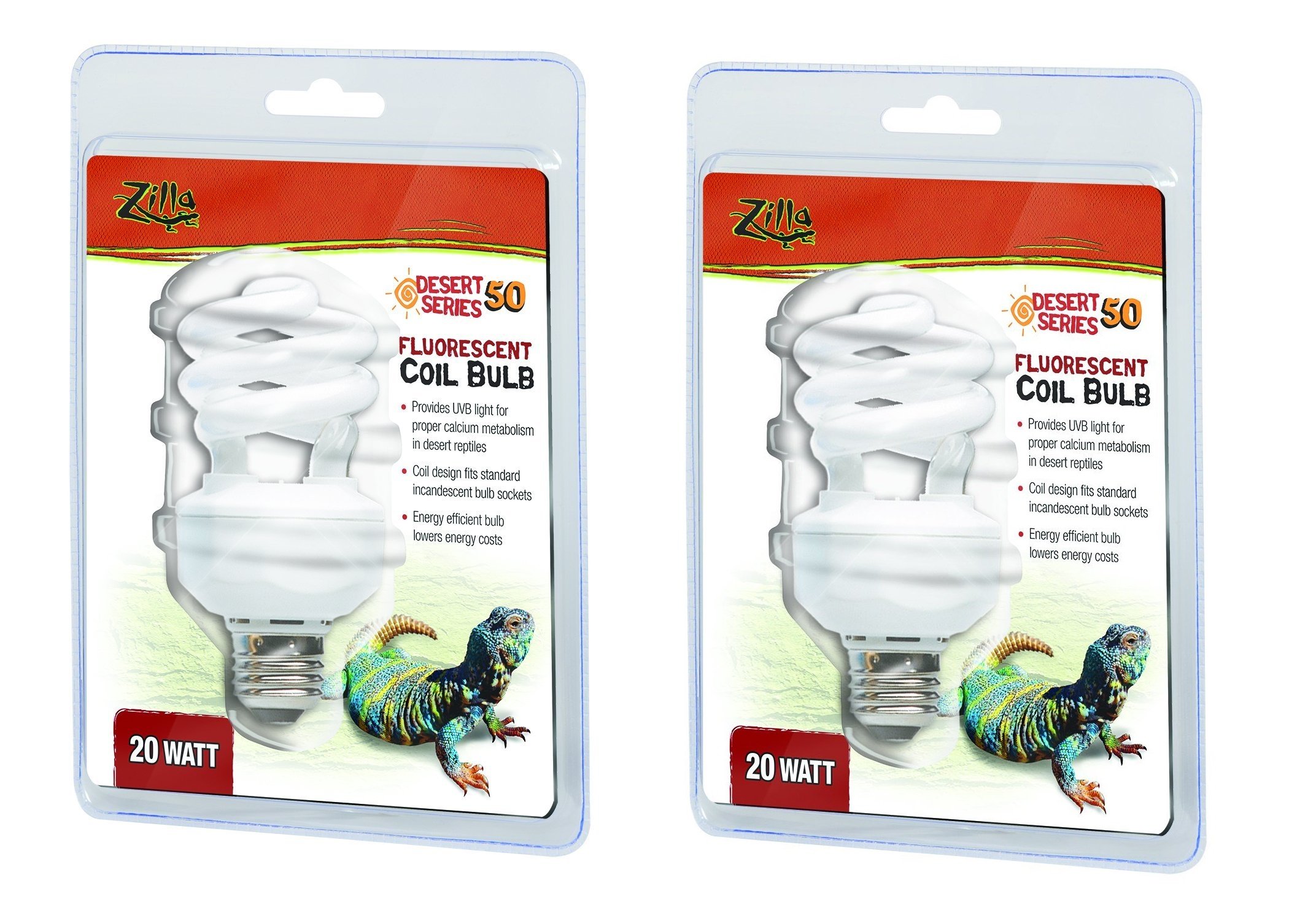 Snapklik.com : Zilla UVB Fluorescent Desert Coil Bulb, 20 Watt