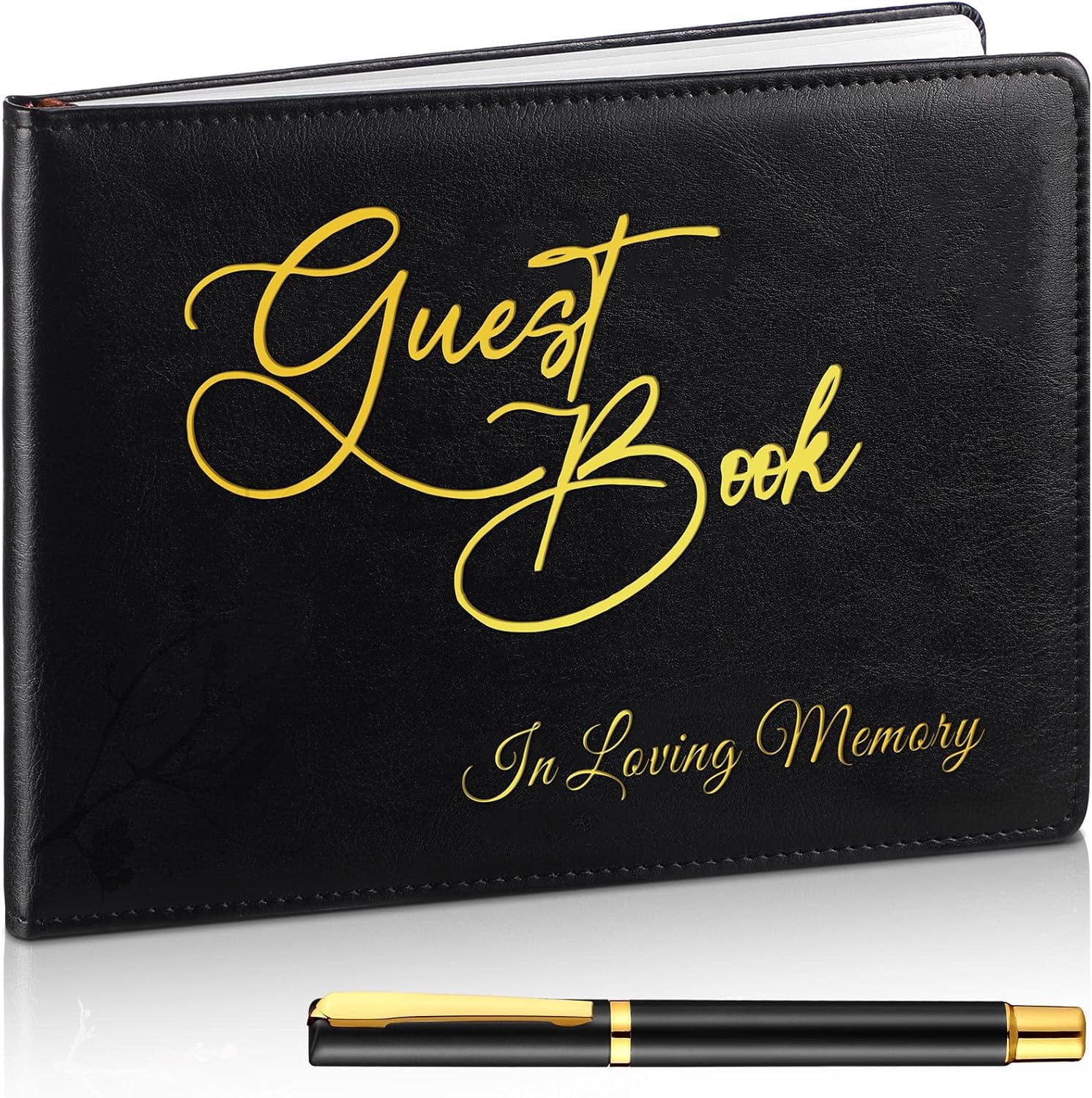 Amazon.com: Yingzhao Memorial Funeral Guest Book with Pen 144 Pages ...