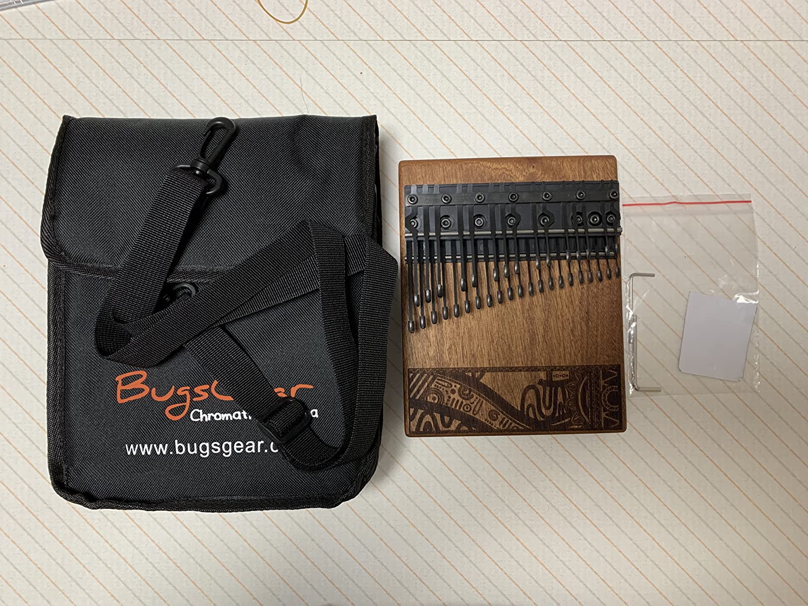 Amazon | BugsGearすぐ演奏出来る36キーFull3オクターブピアノ形クロマティックThumb Piano半音カリンバ (African Band) | カリンバ | 楽器・音響機器