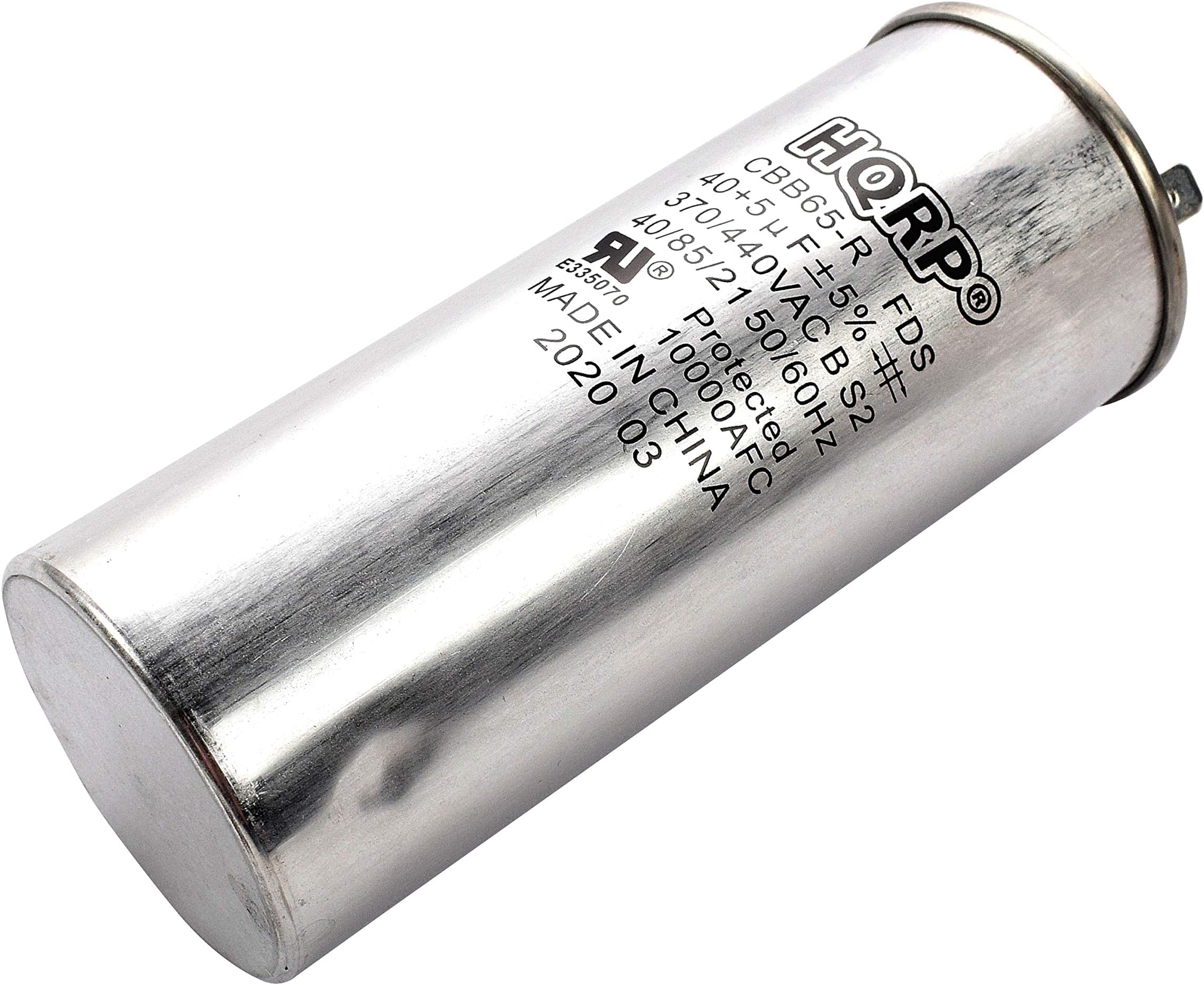 HQRP 40uf+5uF 370-440V Dual Run Capacitor AC Electric Motor Start HVAC ...