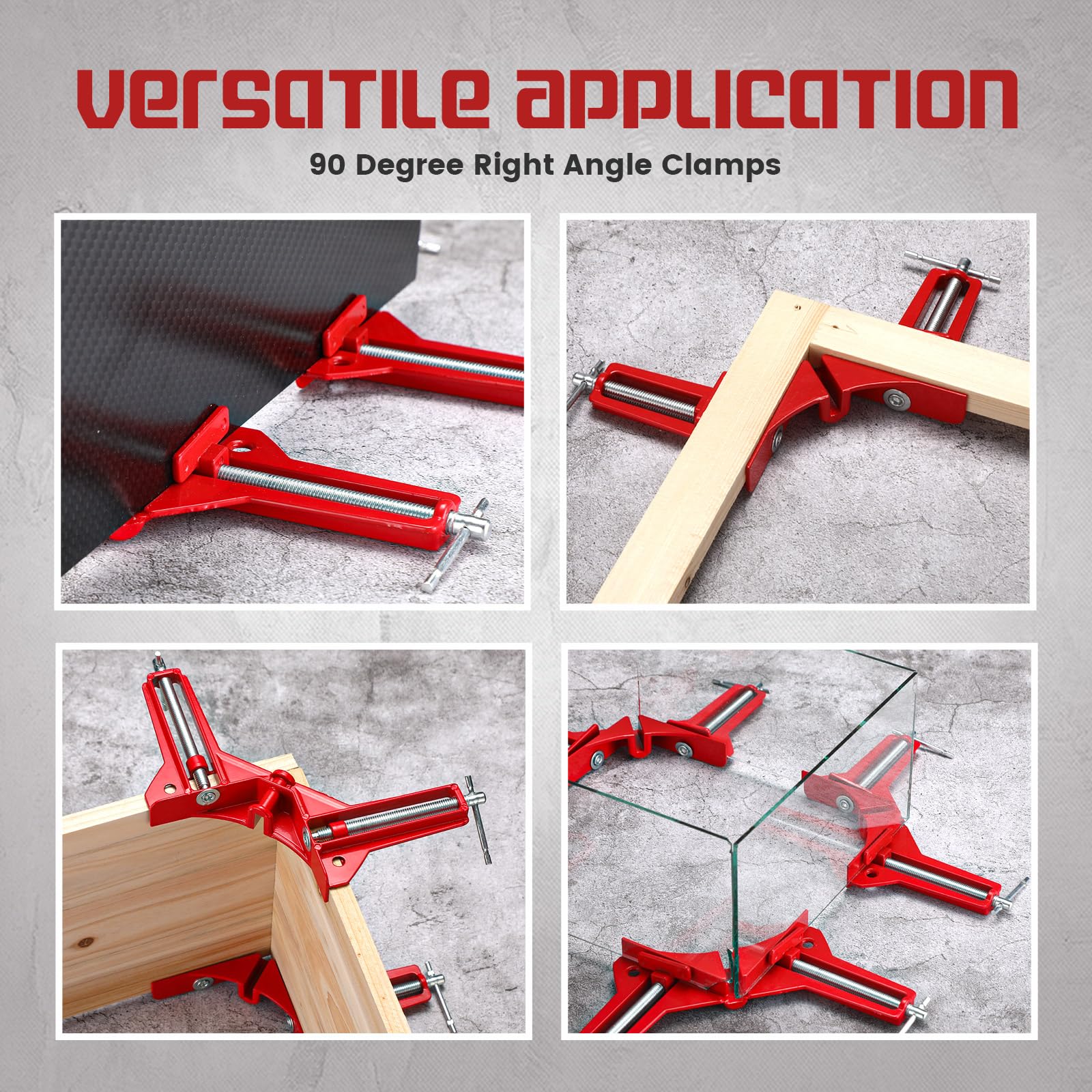 Snapklik.com : 8 Pcs Corner Clamps For Woodworking 90 Degree Right ...