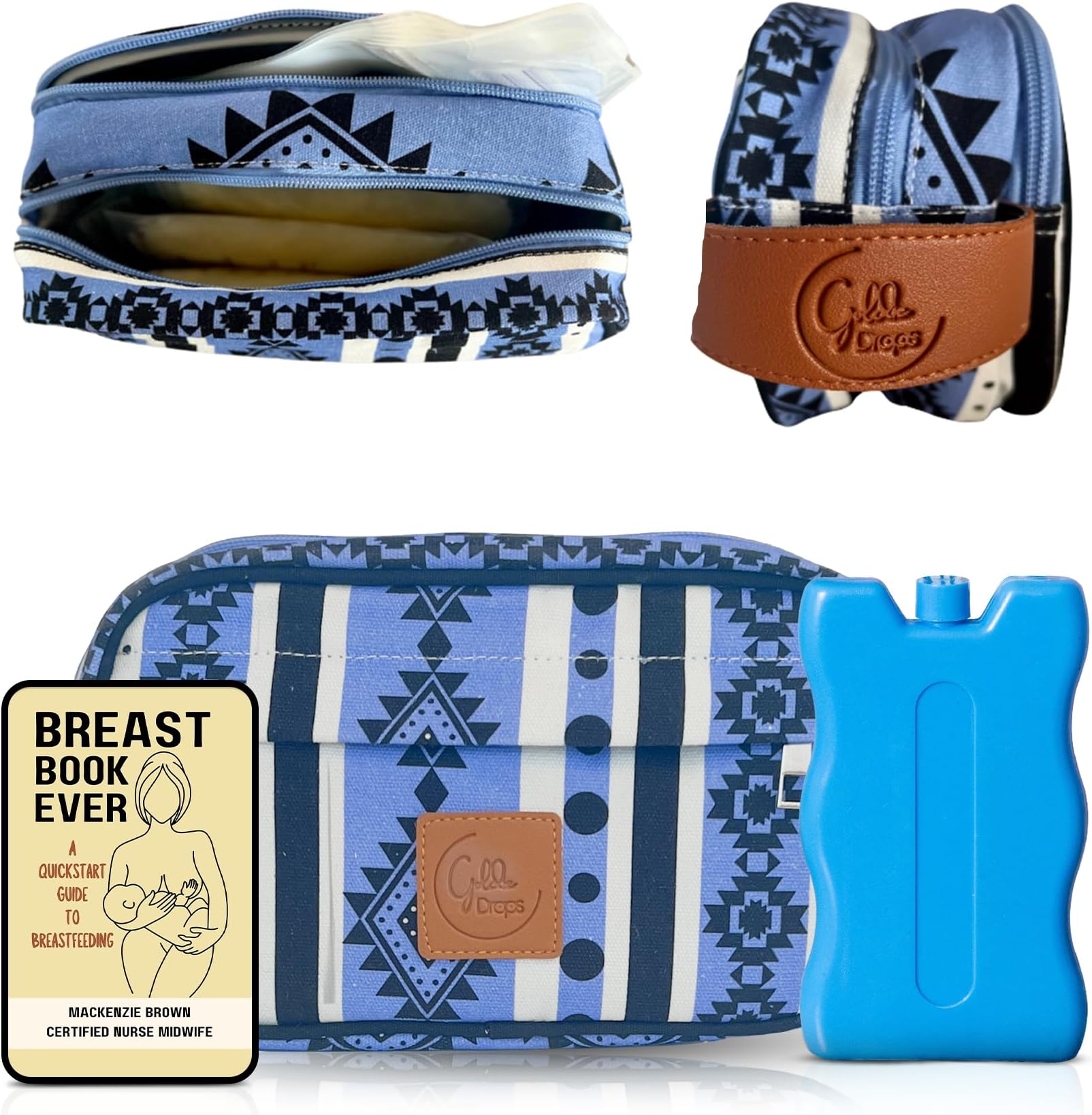 Amazon.com: Goldie Drops Breastmilk Cooler Bag - Dual Pocket for Bottle ...