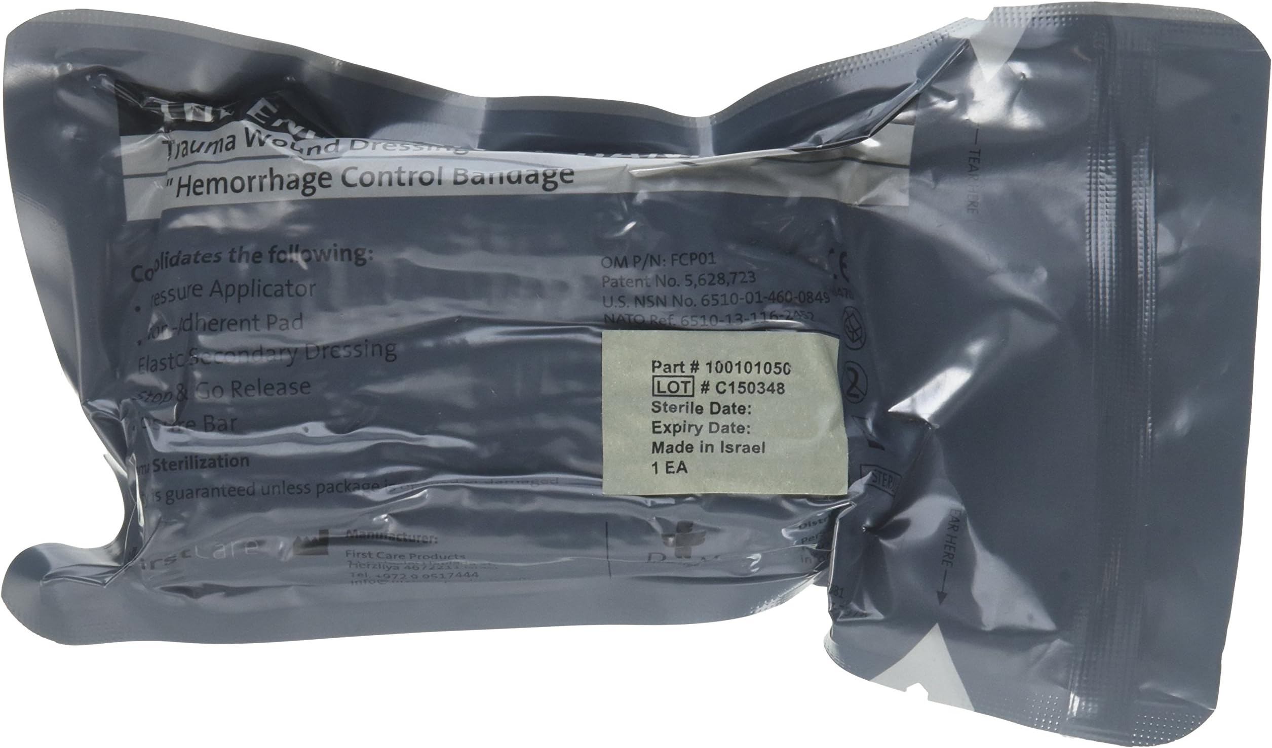 Amazon.com: PerSys Medical Israeli Emergency Bandage 4" : Health ...