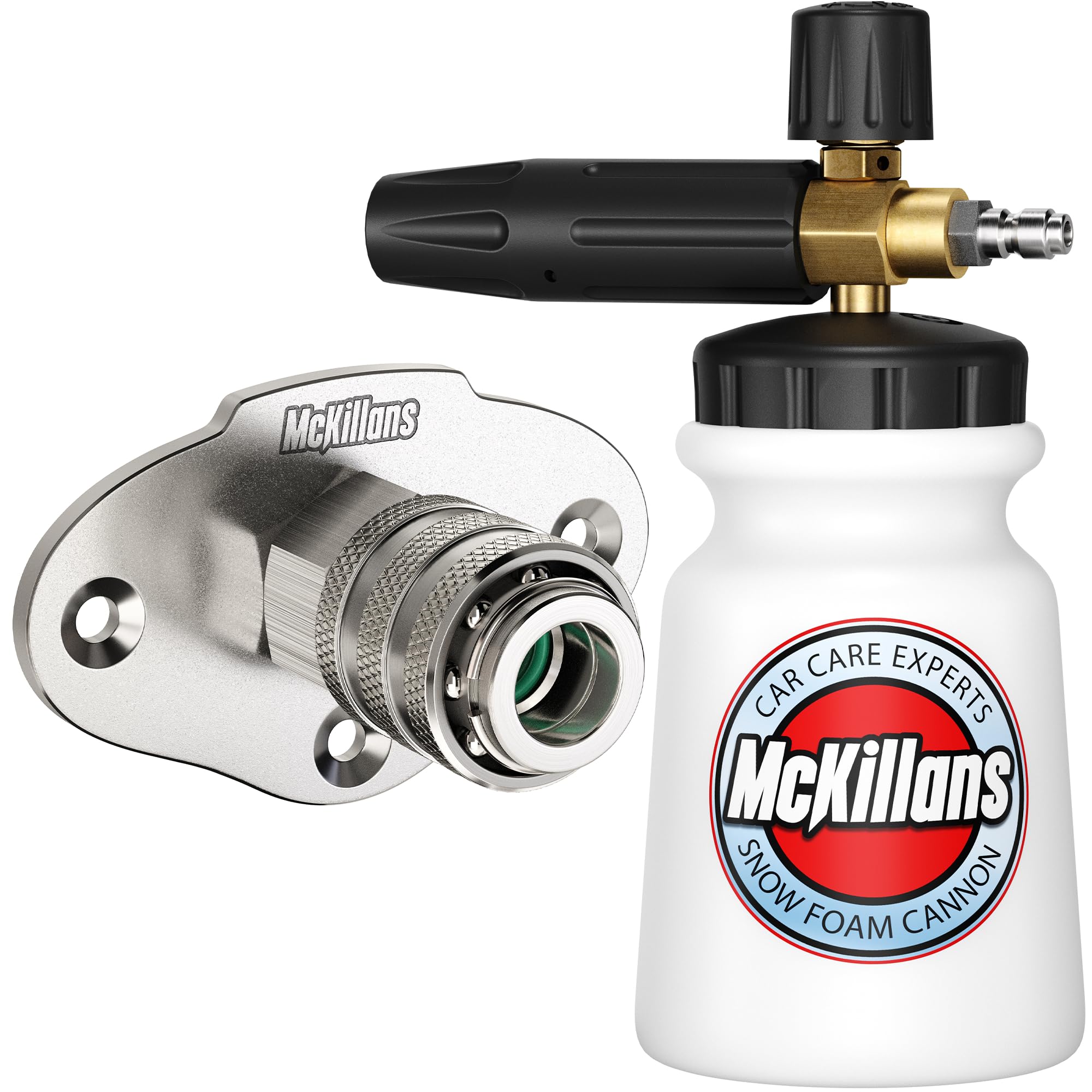 Amazon.com: McKillans Foam Cannon (Wide Mouth) and Foam Cannon Mount V2 ...