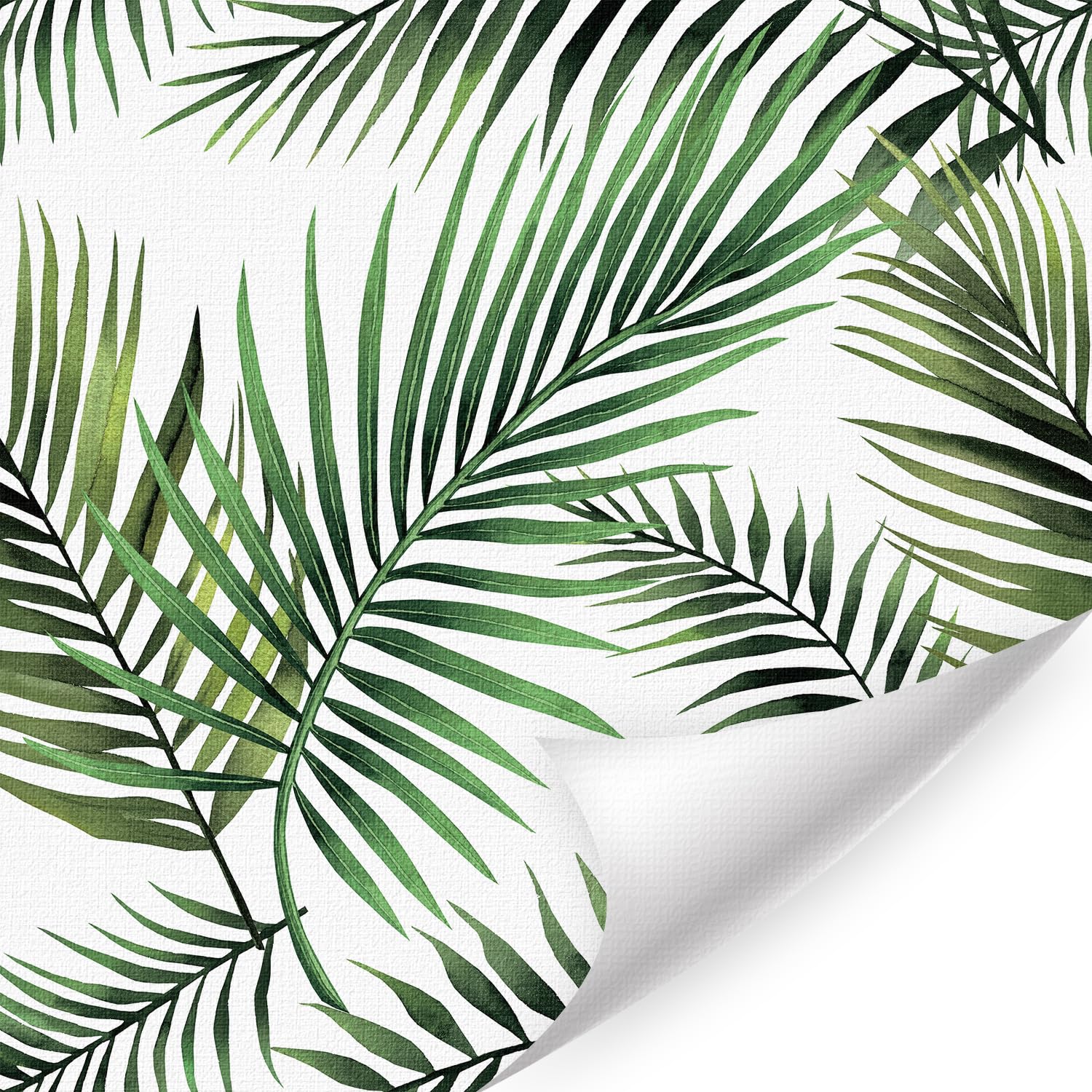 Amazon.com: HLNIUC Green Leaf Peel and Stick Wallpaper(18”X118”)Banana ...
